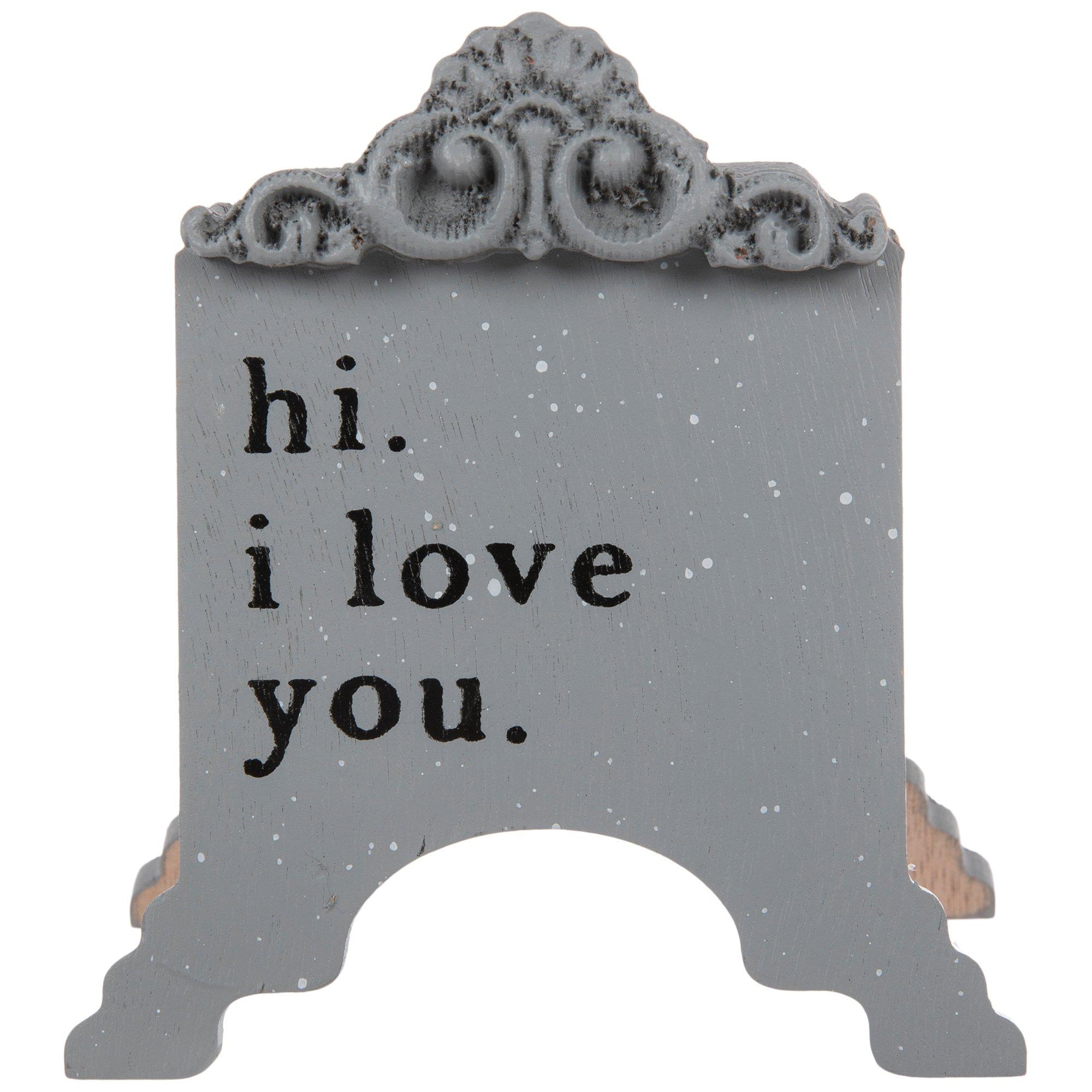 Hi I Love You Wood Decor | Hobby Lobby | 5778139