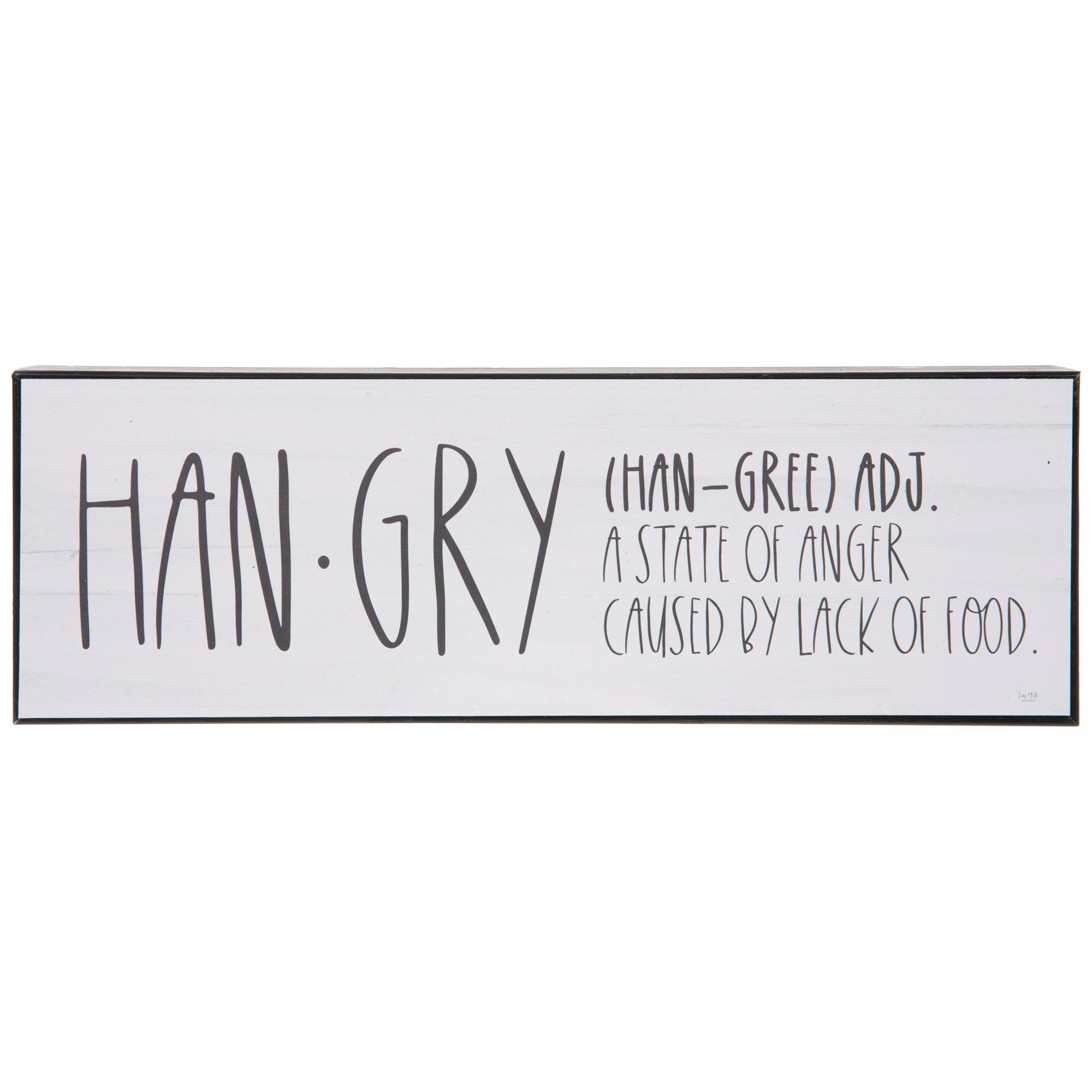 Hangry Definition Wood Decor | Hobby Lobby | 5779020