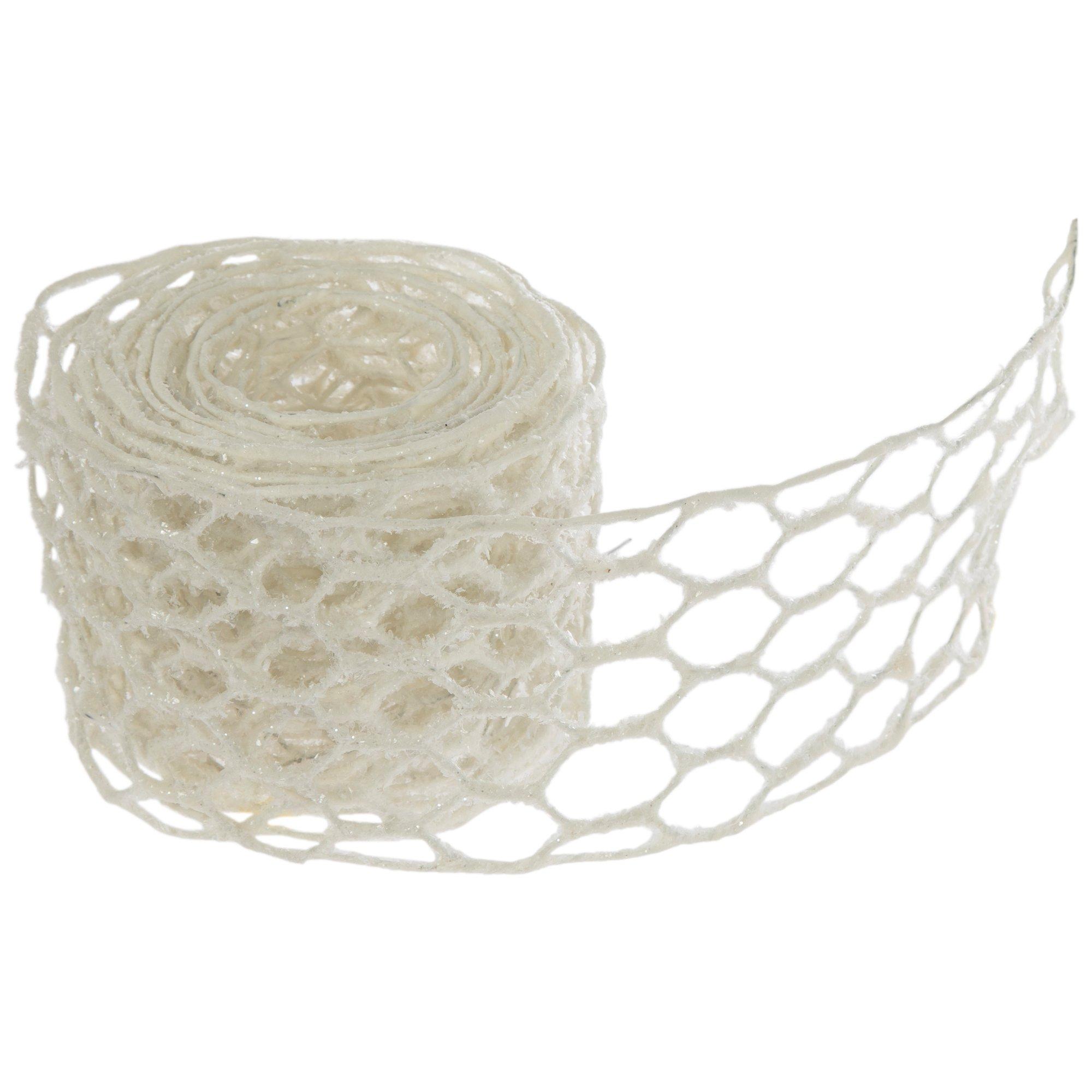 Ideas Chicken Wire Ribbons Flocked Wired Netting Ribbon 2 1/2"