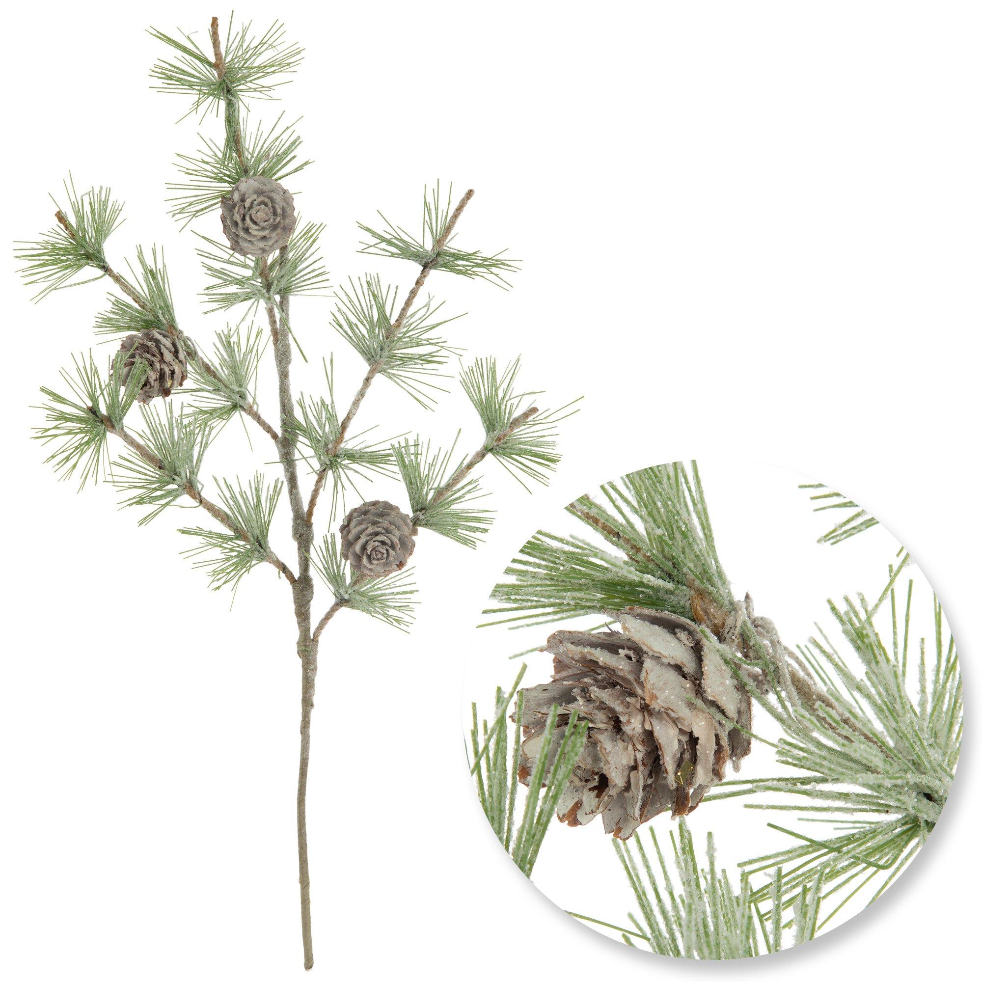 Iced Pine Needle & Pinecone Branch Pick | Hobby Lobby | 5804000