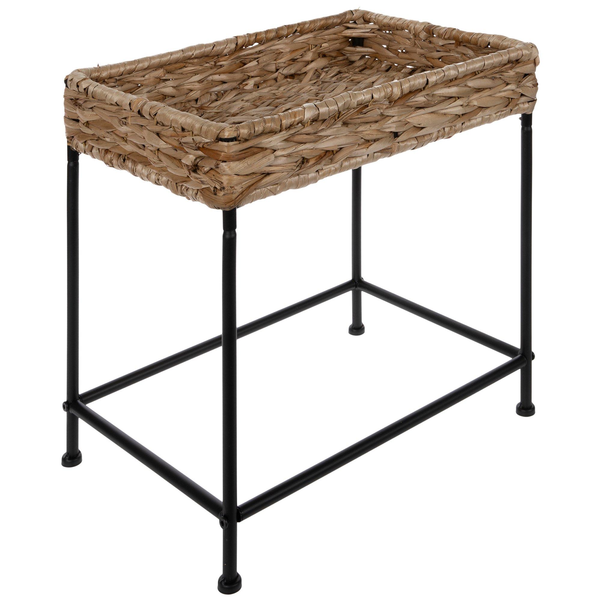 Water Hyacinth Woven Side Table | Hobby Lobby | 5810411