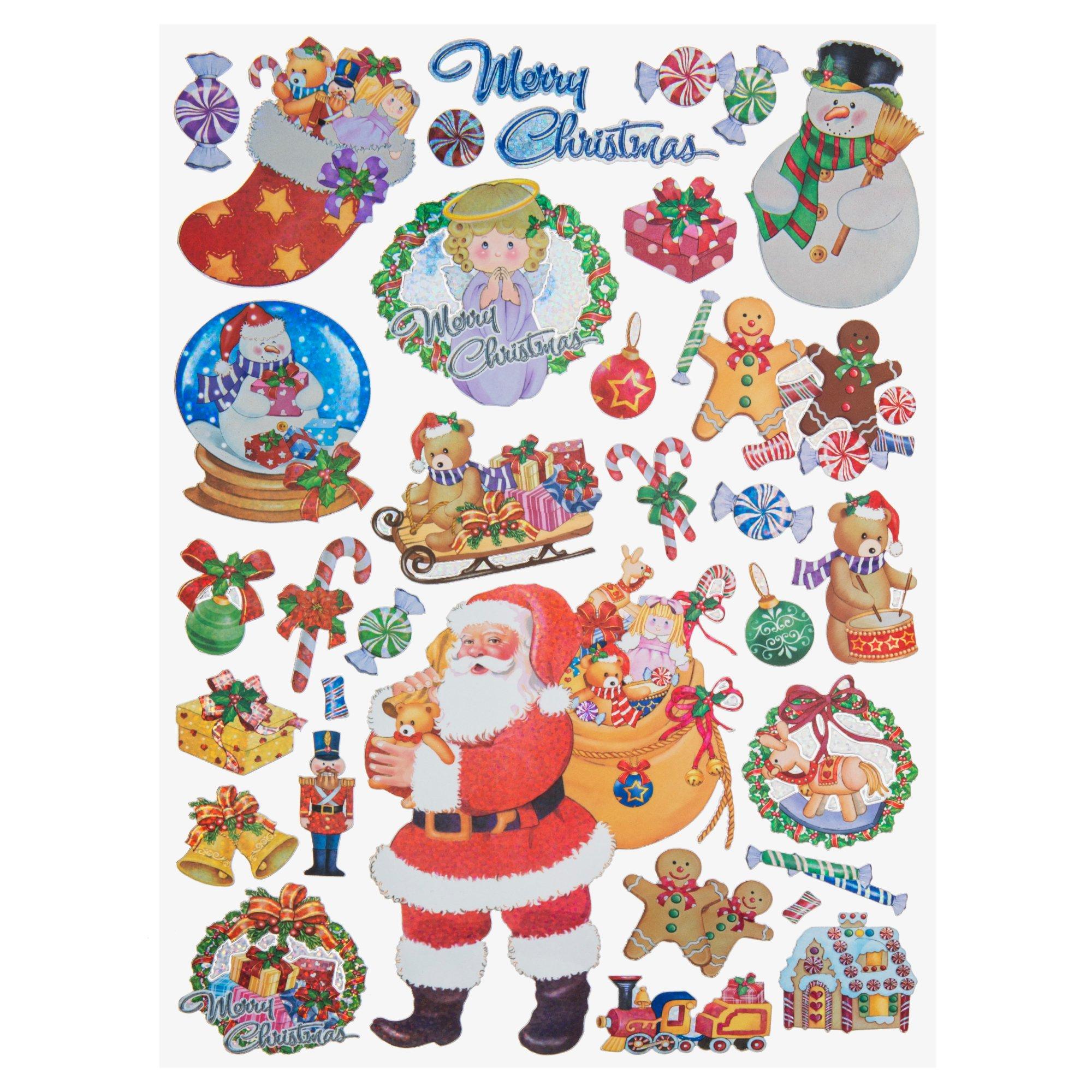 Santa Claus & Toys Foil Stickers | Hobby Lobby | 5856638