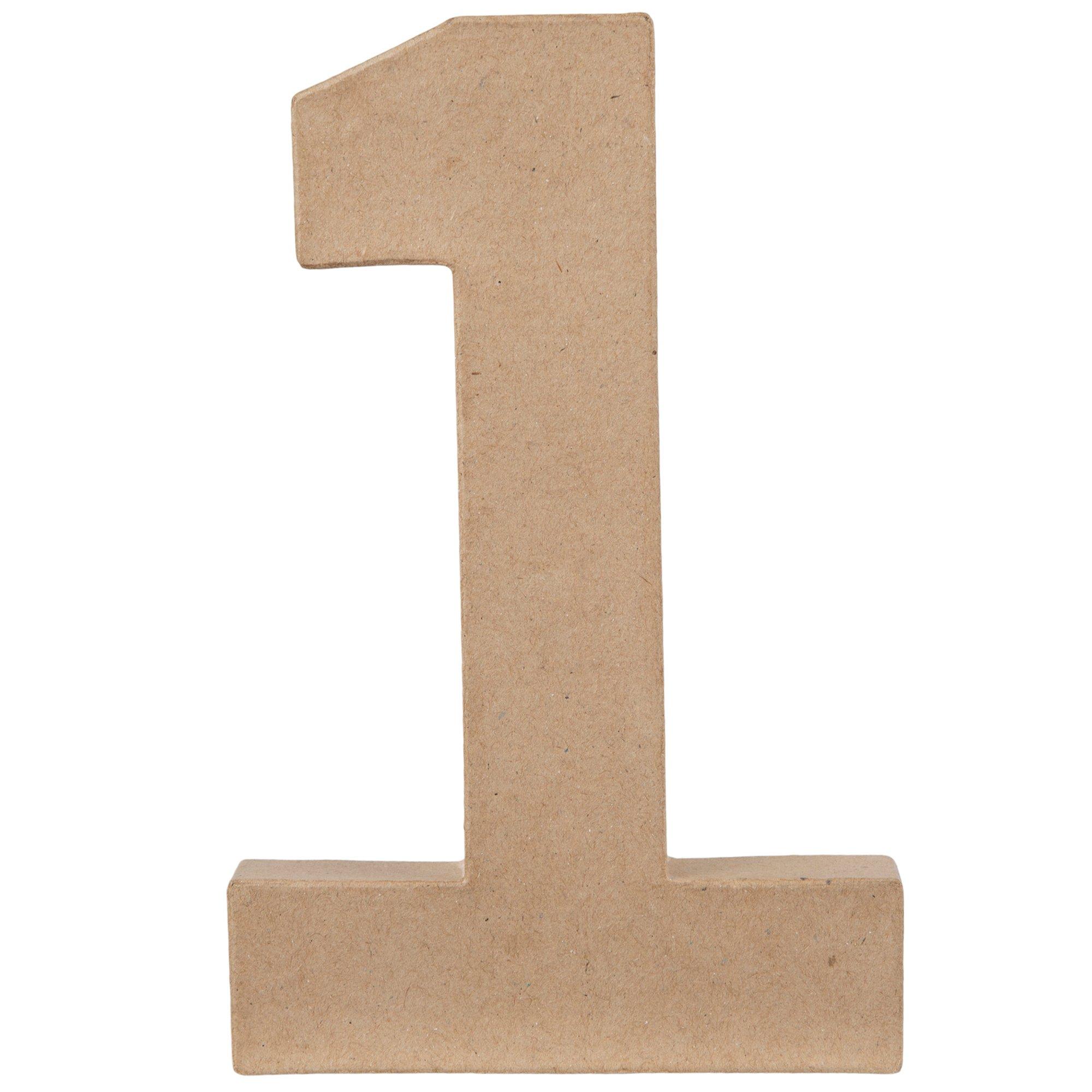 Paper Mache Number - 8" | Hobby Lobby | 594408