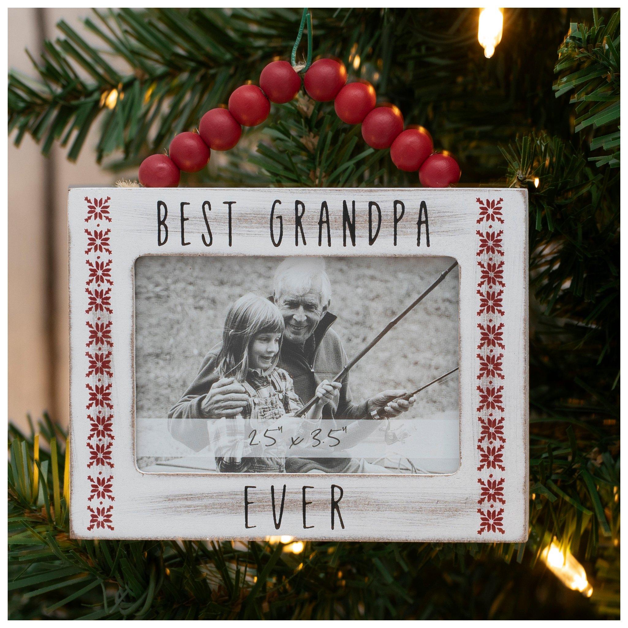 Best Grandpa Ever Frame Ornament | Hobby Lobby | 5950811