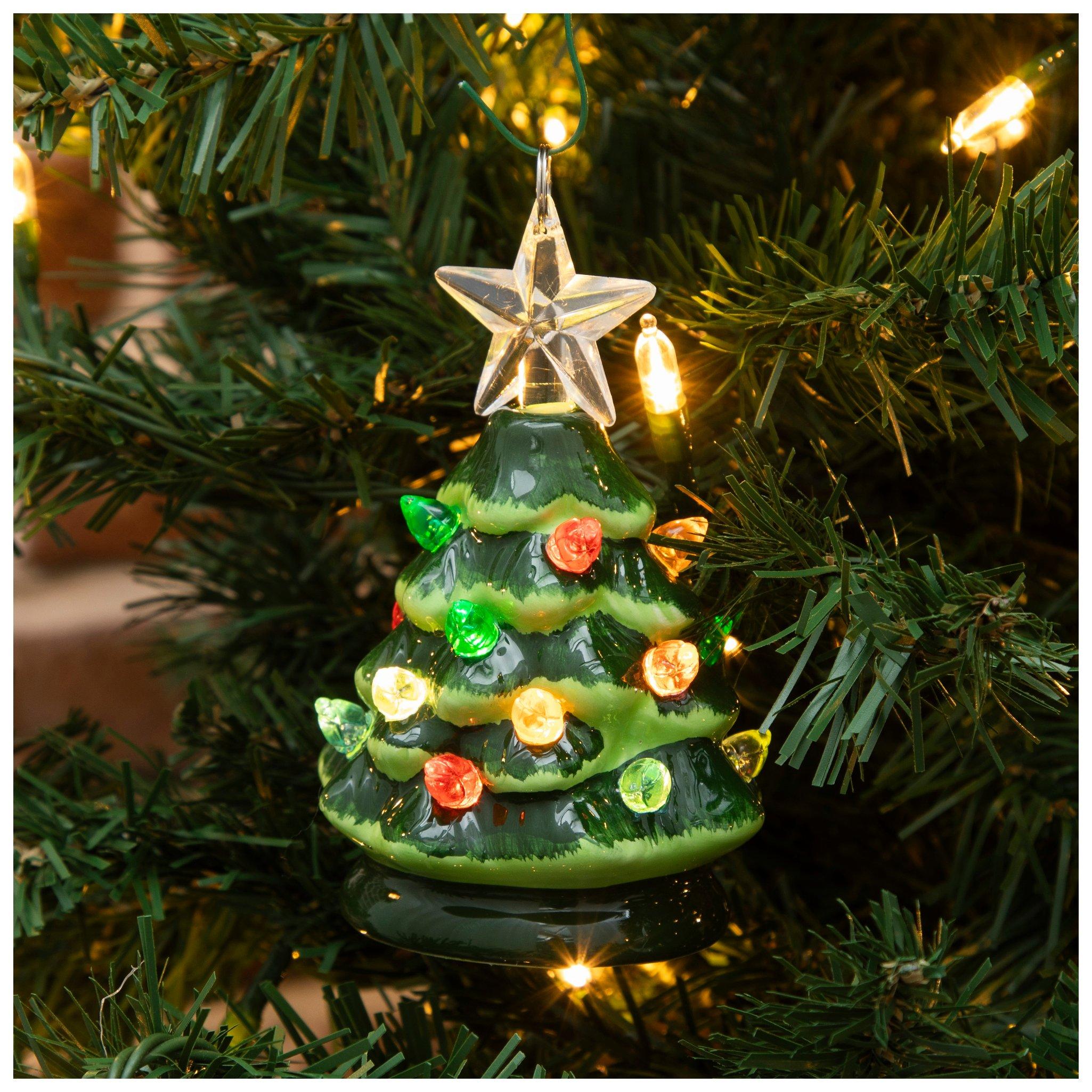 Light Up Ceramic Christmas Tree Ornament | Hobby Lobby | 5951314