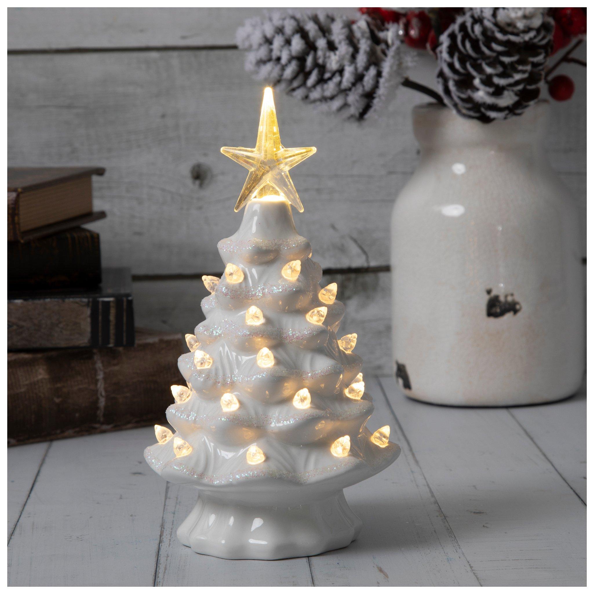 White Light Up Ceramic Christmas Tree | Hobby Lobby | 5960802