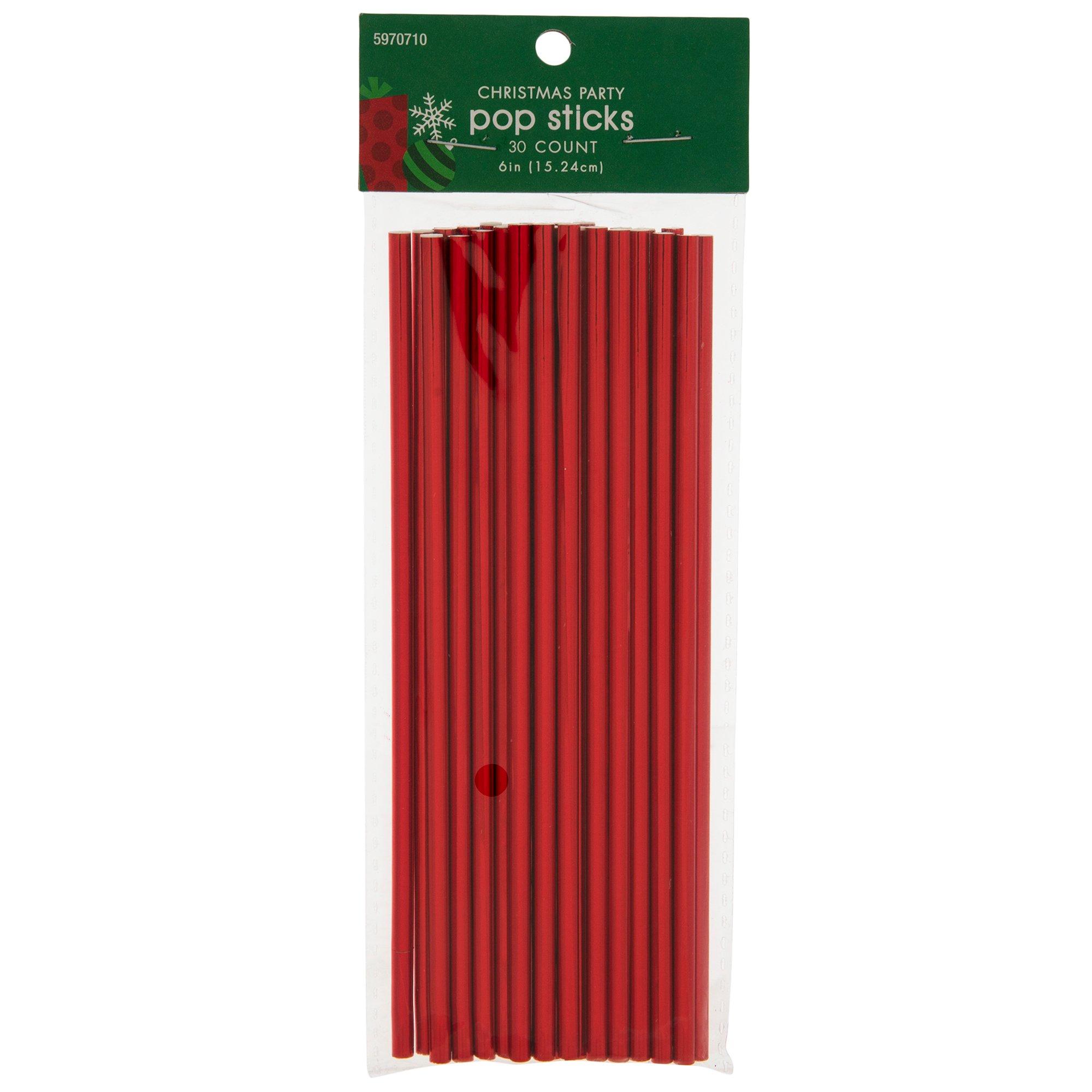 Metallic Red Lollipop Sticks | Hobby Lobby | 5970710
