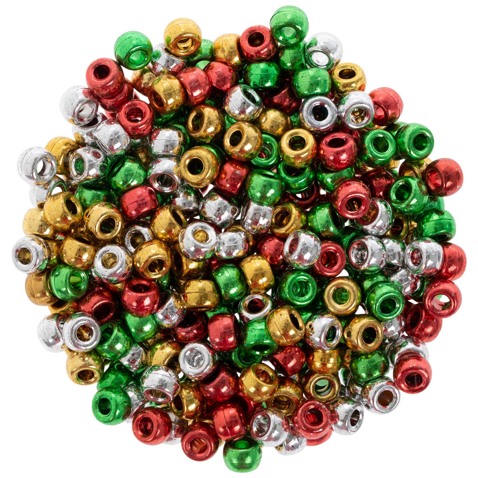 Metallic Pony Bead Mix | Hobby Lobby | 5972542
