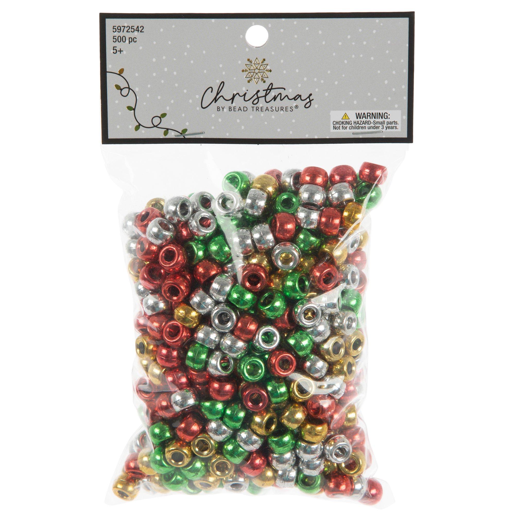 Metallic Pony Bead Mix | Hobby Lobby | 5972542