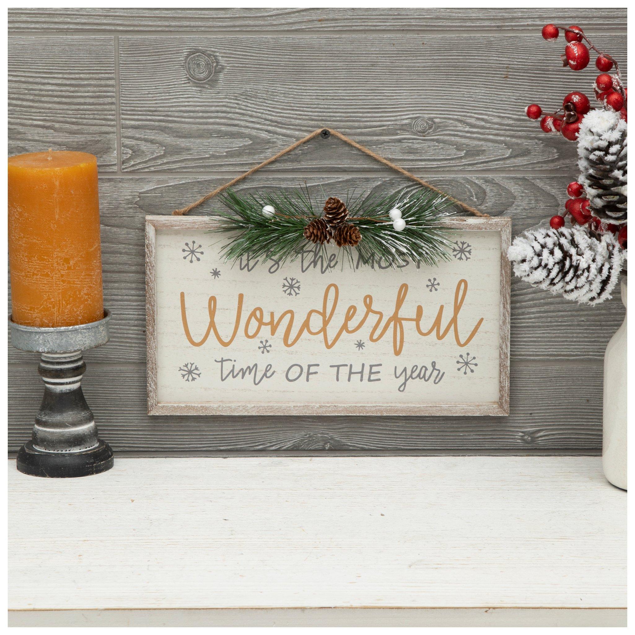 Most Wonderful Time Wood Wall Decor | Hobby Lobby | 5972997