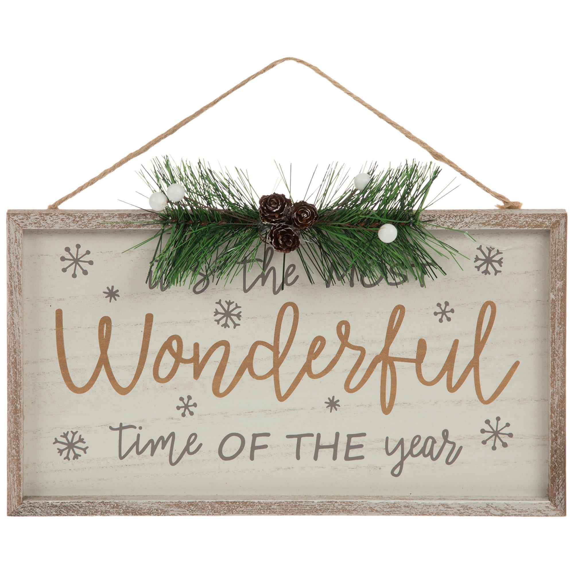 Most Wonderful Time Wood Wall Decor | Hobby Lobby | 5972997
