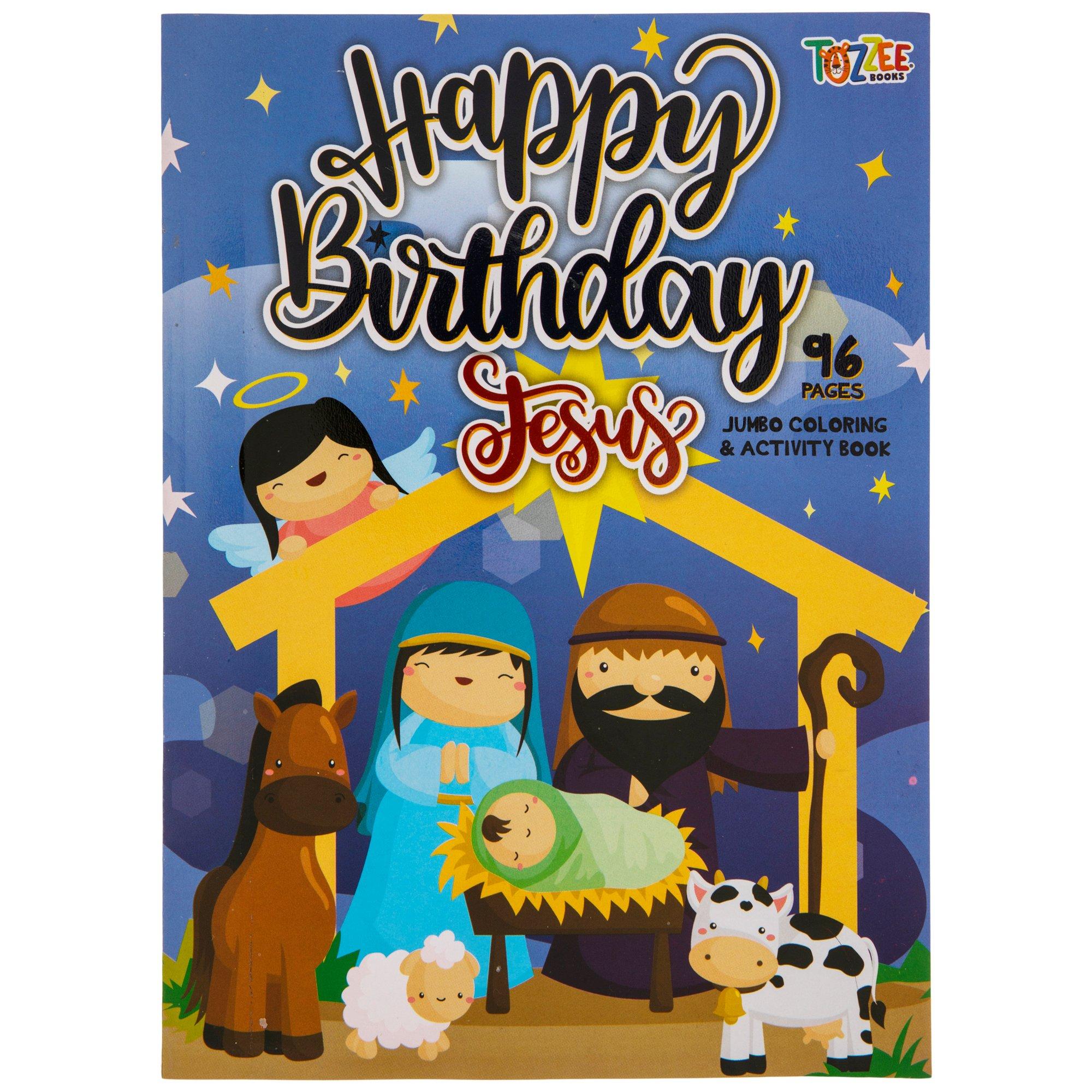 Happy Birthday Jesus Coloring & Activity Book | Hobby Lobby | 5985056