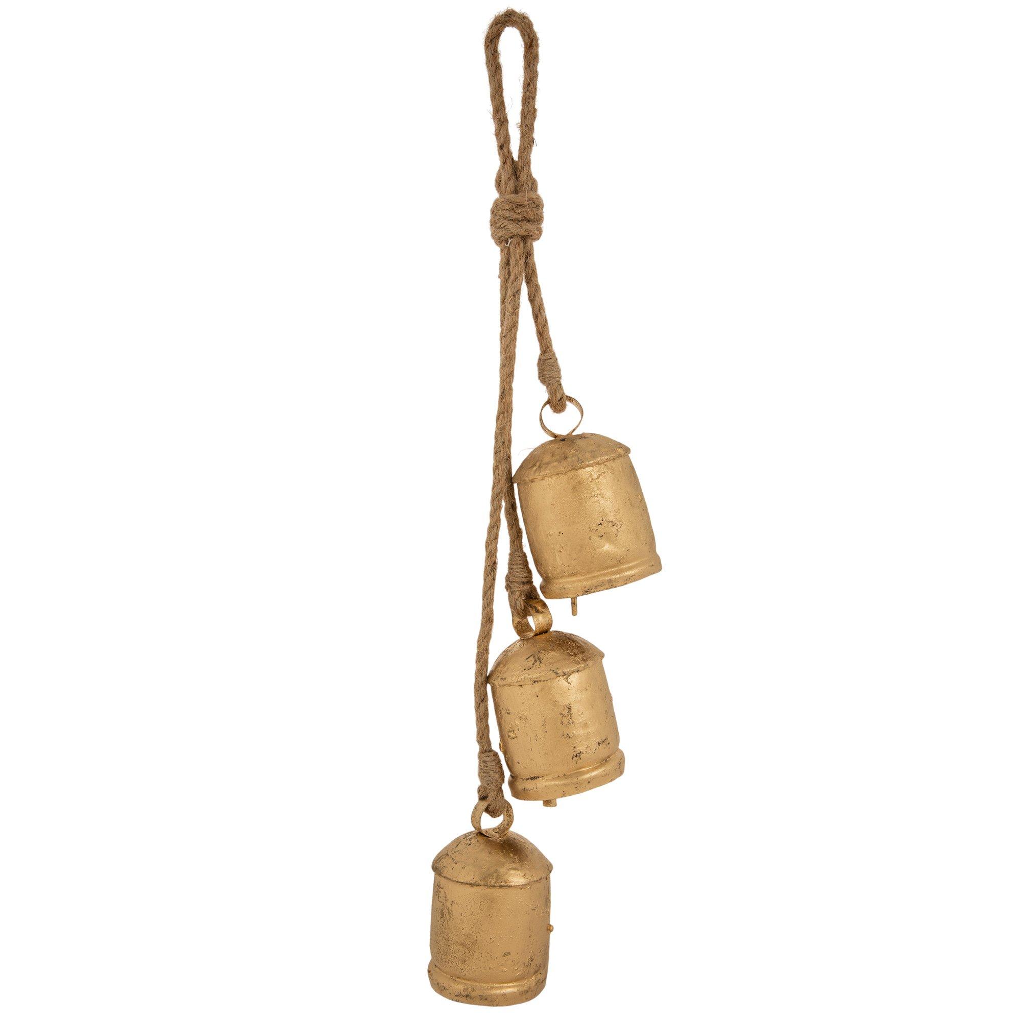 Distressed Gold Bells Wall Decor | Hobby Lobby | 5987912
