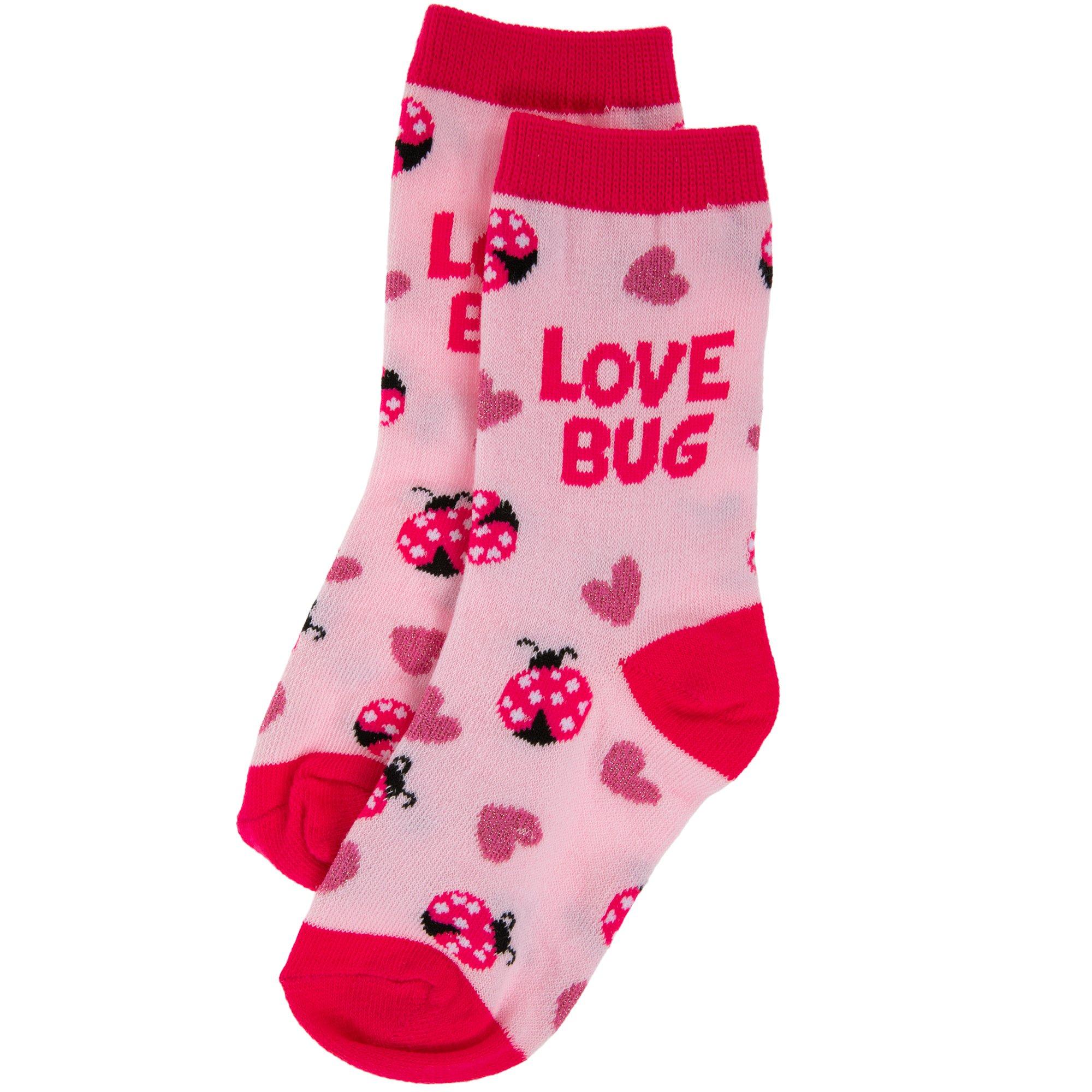 Love Bug Crew Youth Socks | Hobby Lobby | 5995634