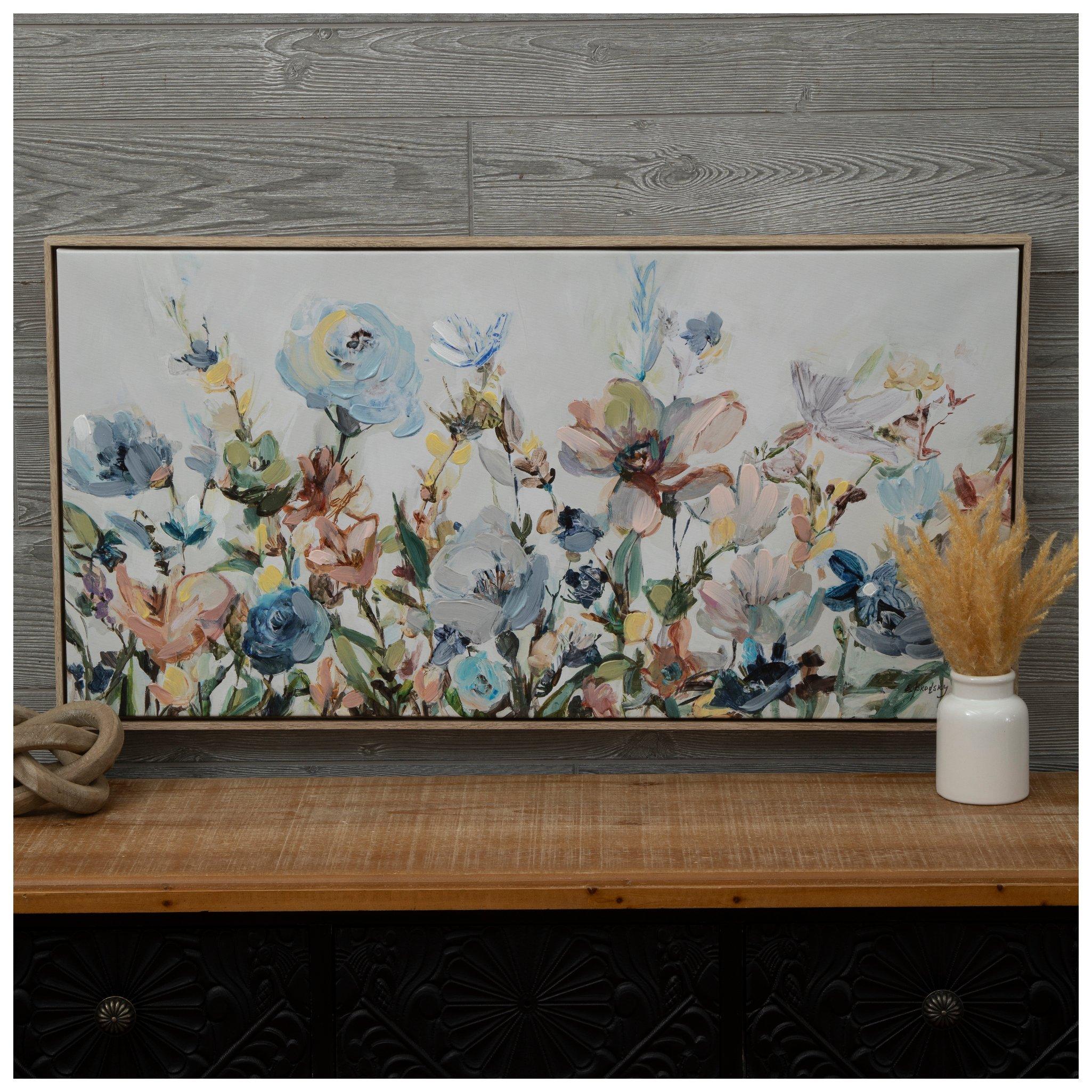 Field Of Flowers Canvas Wall Decor | Hobby Lobby | 6004113