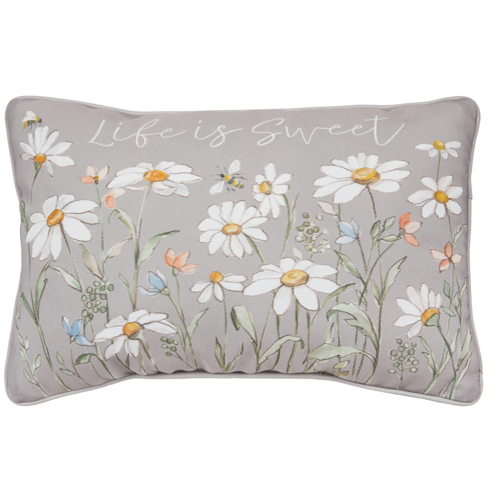 Life Is Sweet Floral Pillow | Hobby Lobby | 6009203