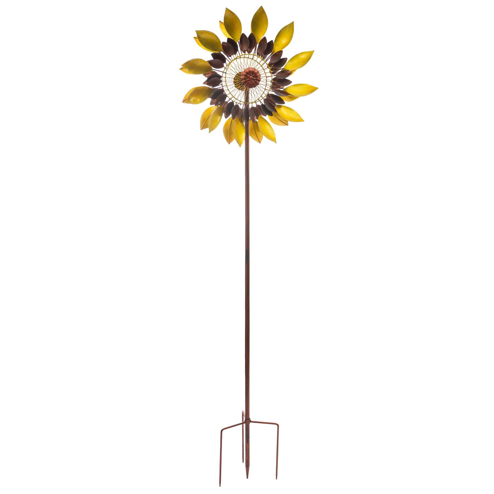 Sunflower Wind Spinner Metal Garden Stake | Hobby Lobby | 6020481