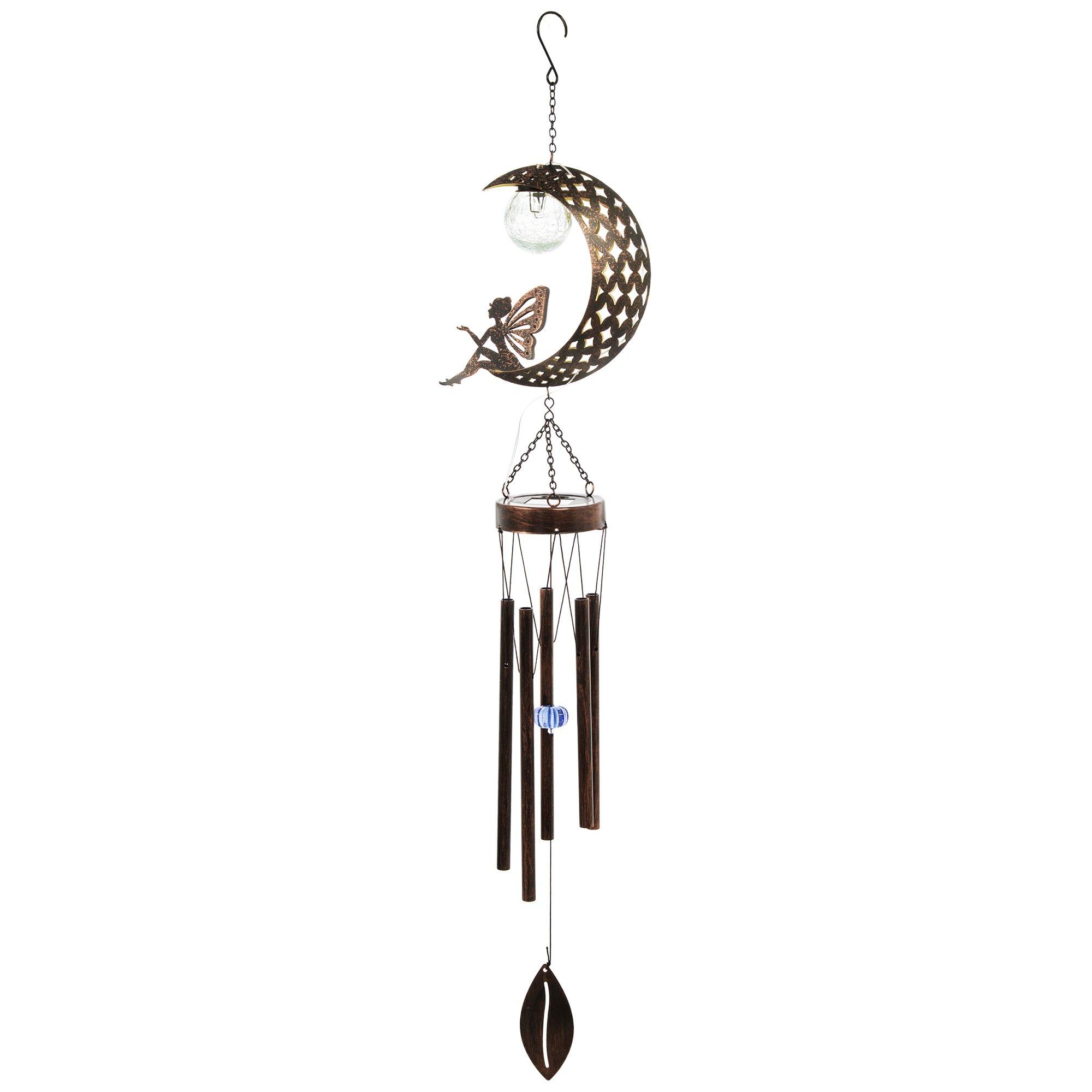 Fairy Moon Solar Metal Wind Chime | Hobby Lobby | 6021257