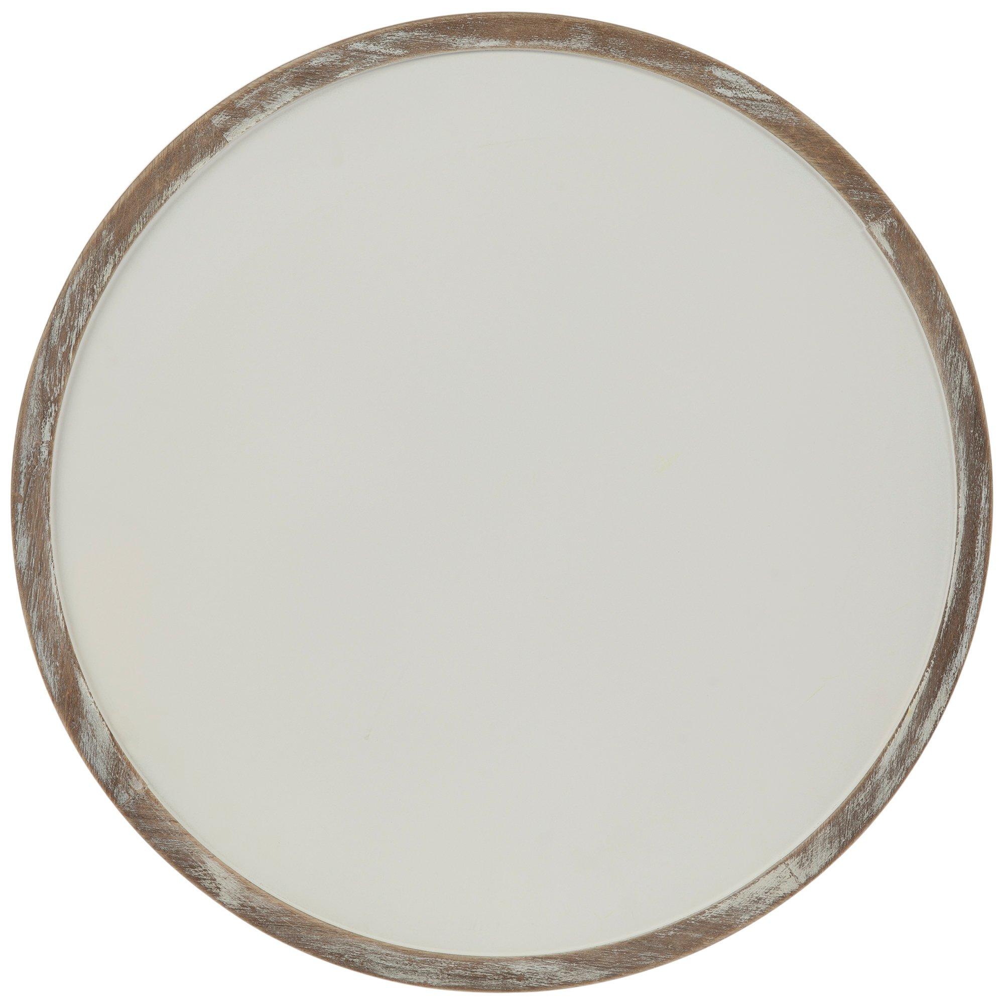 Whitewash Round Wood Wall Decor | Hobby Lobby | 6023568