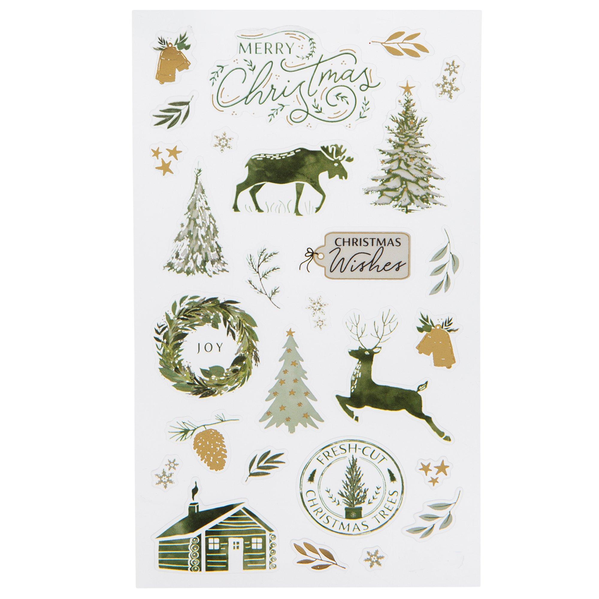 Festive Wintergreen Stickers | Hobby Lobby | 6030217