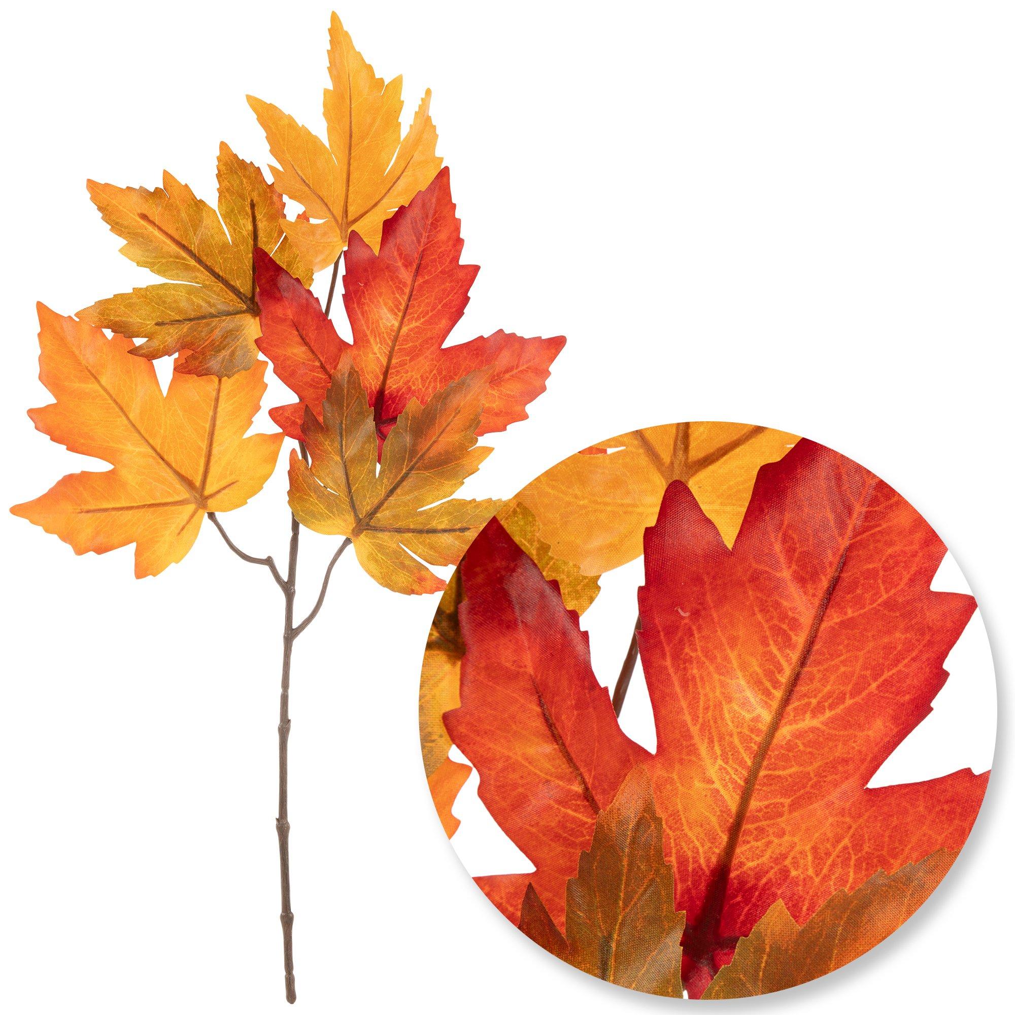Rust & Orange Maple Leaves Pick | Hobby Lobby | 6041834