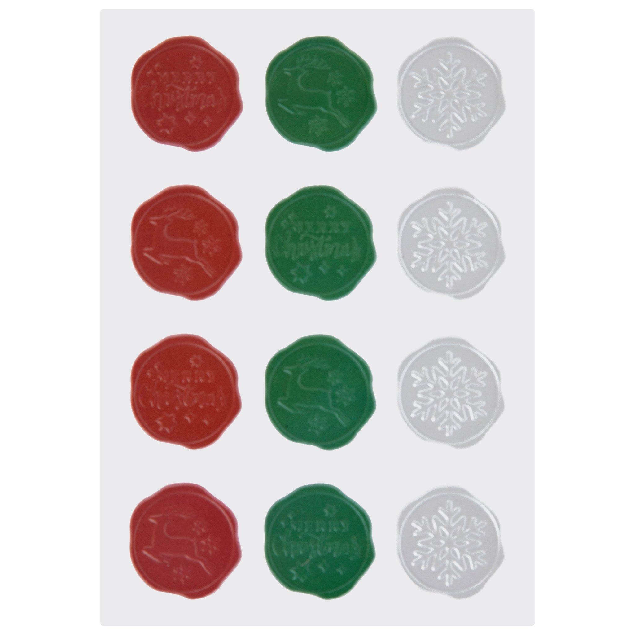 Merry Christmas Wax Seal Stickers | Hobby Lobby | 6042725