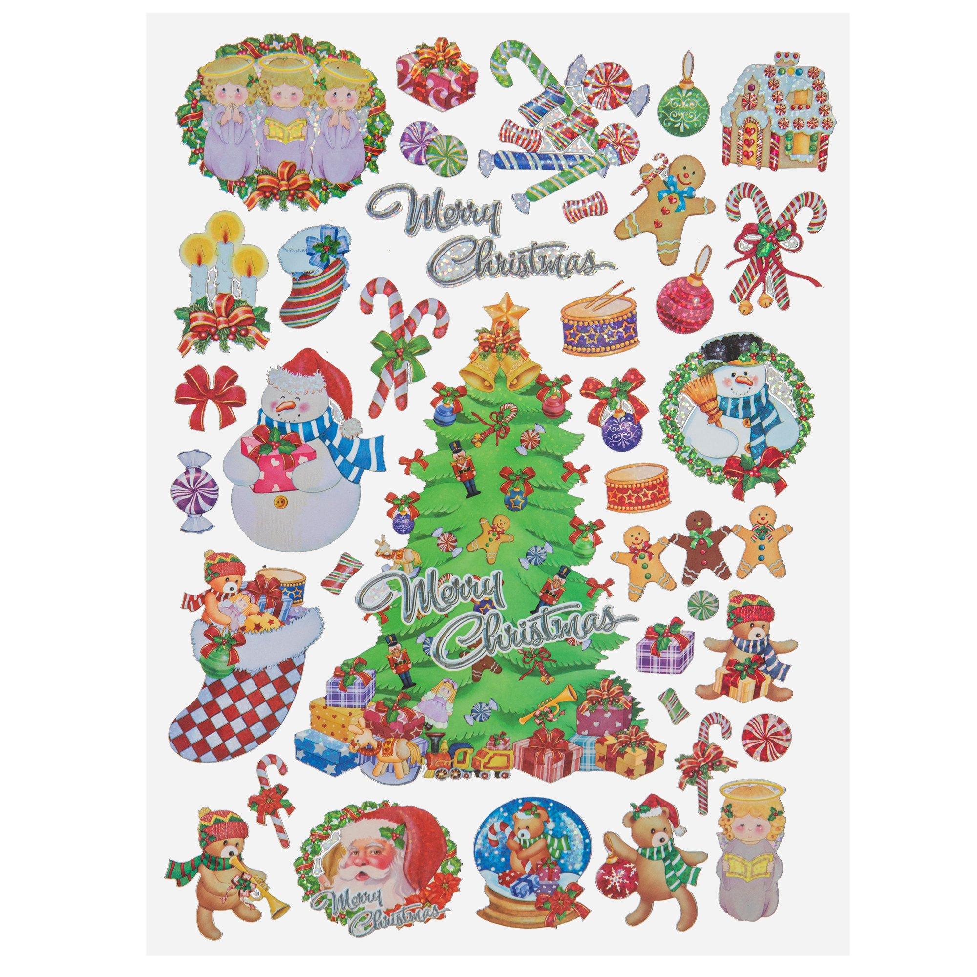 Christmas Tree & Icons Foil Stickers | Hobby Lobby | 6048284