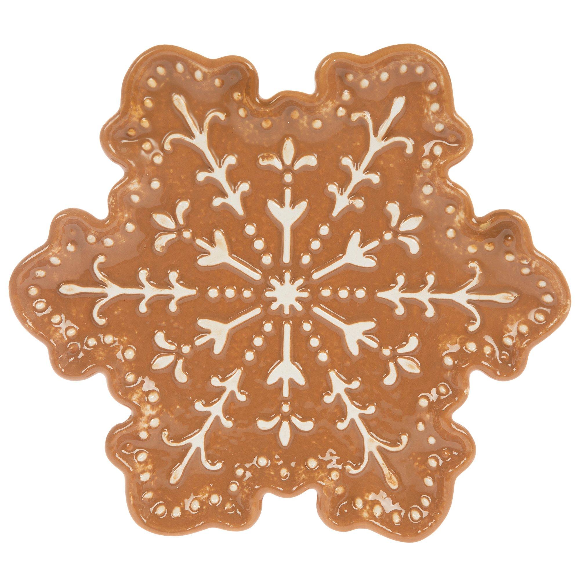 Gingerbread Snowflake Dish | Hobby Lobby | 6075543