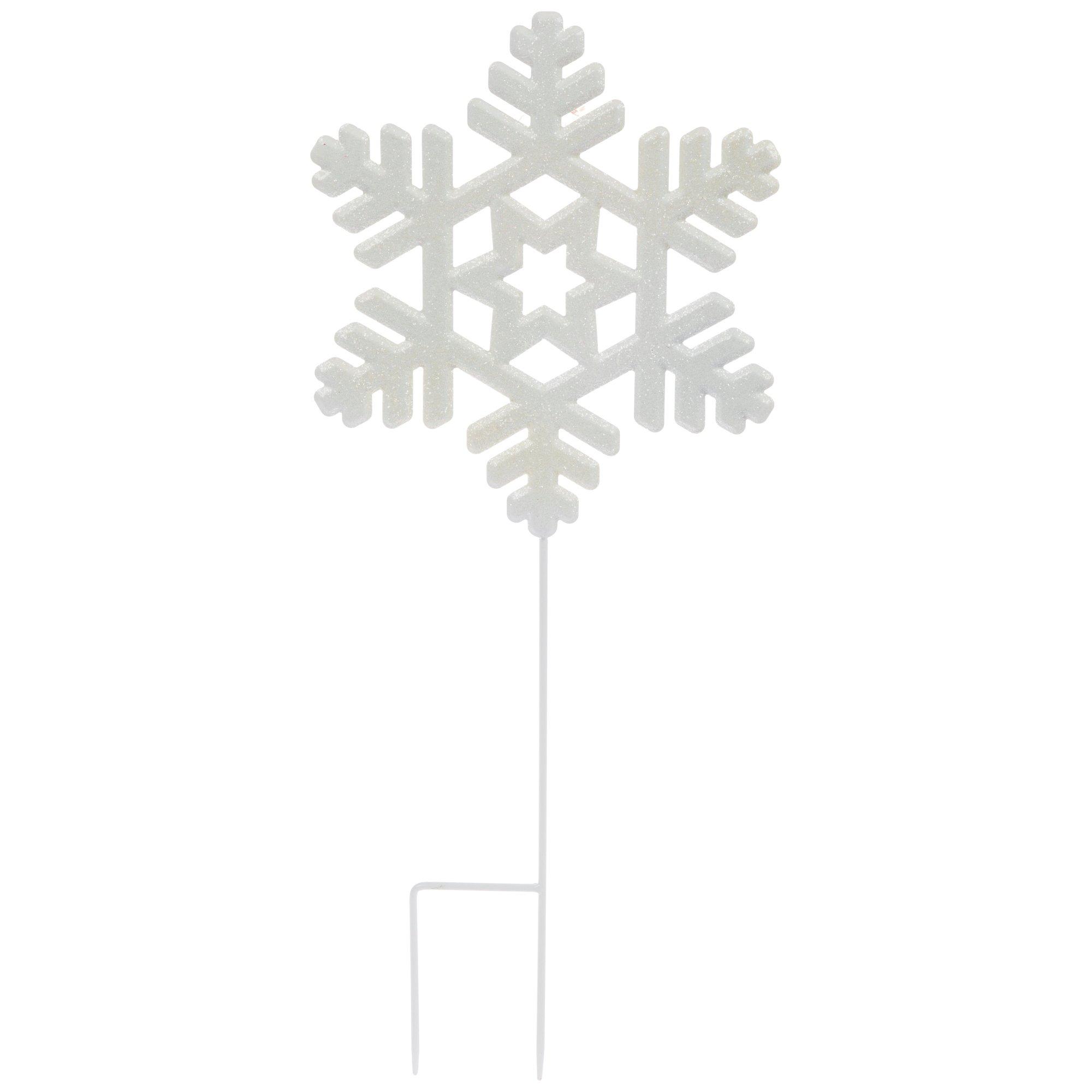 Glitter Snowflake Metal Garden Stake | Hobby Lobby | 6105506