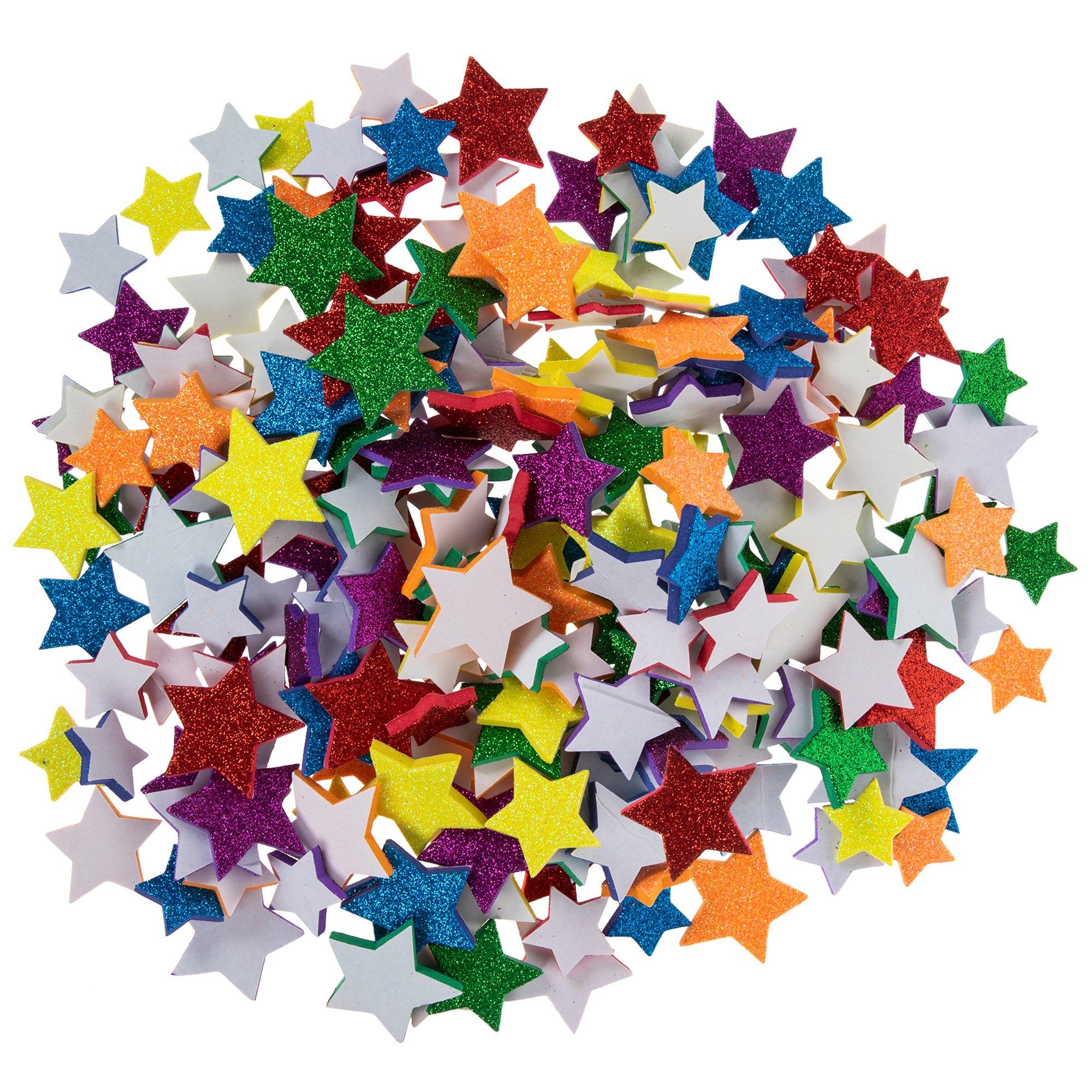 Star Glitter Foam Stickers | Hobby Lobby | 616714