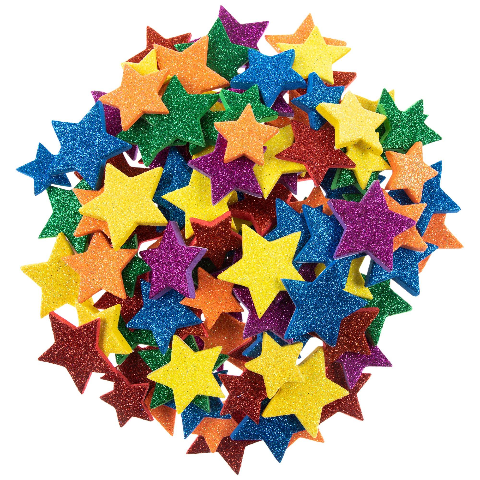 Star Glitter Foam Stickers | Hobby Lobby | 616714