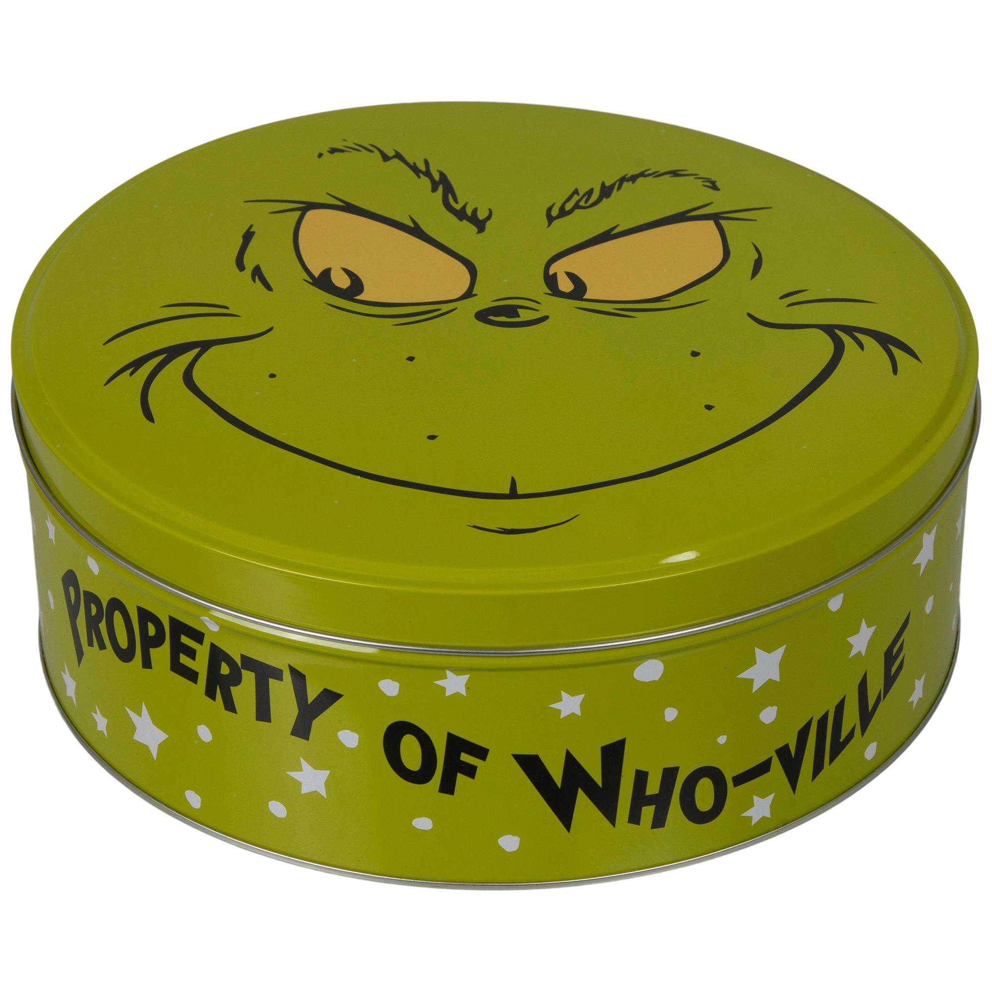 Grinch Round Metal Tin | Hobby Lobby | 6268312