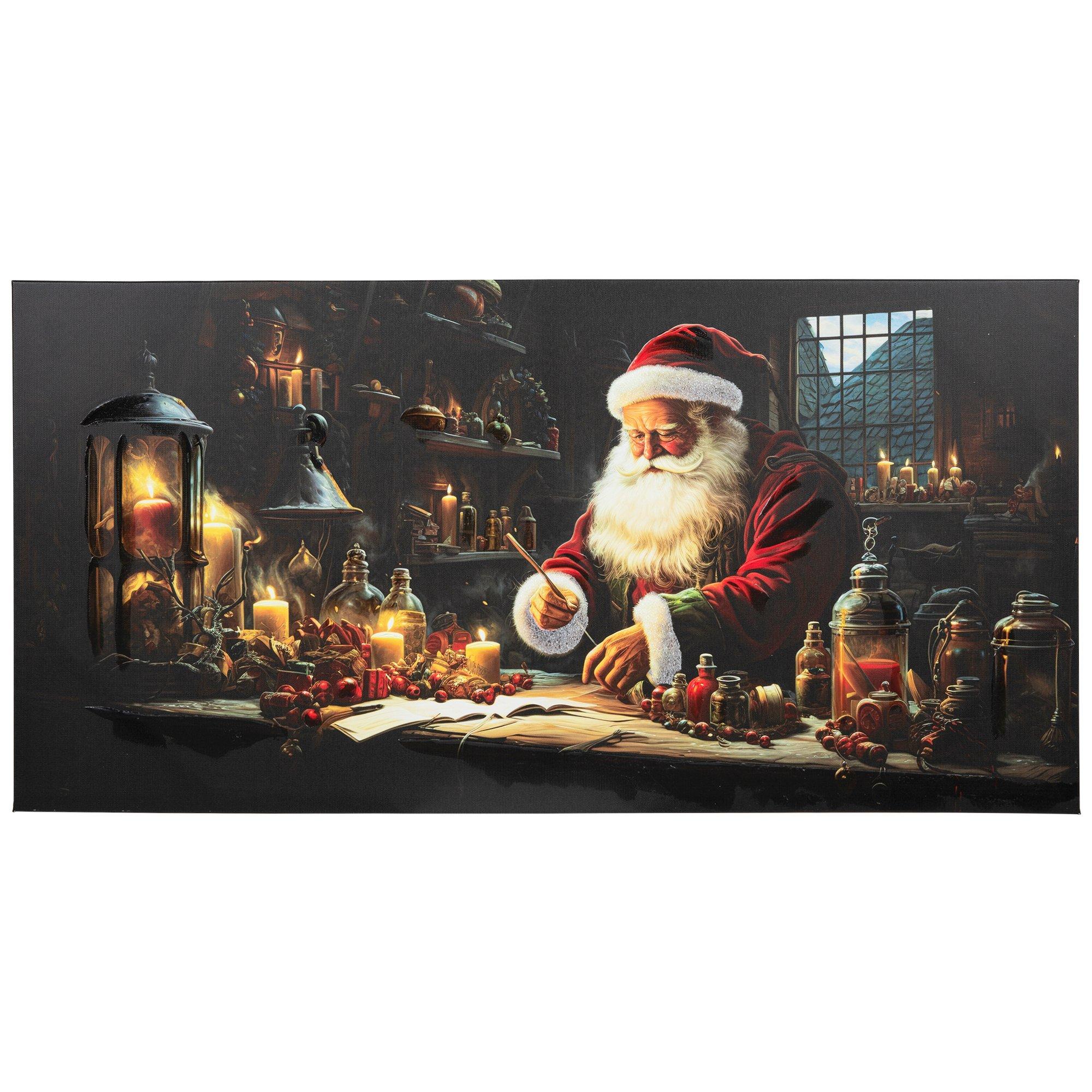 Santa's Workshop Canvas Wall Decor | Hobby Lobby | 6269559