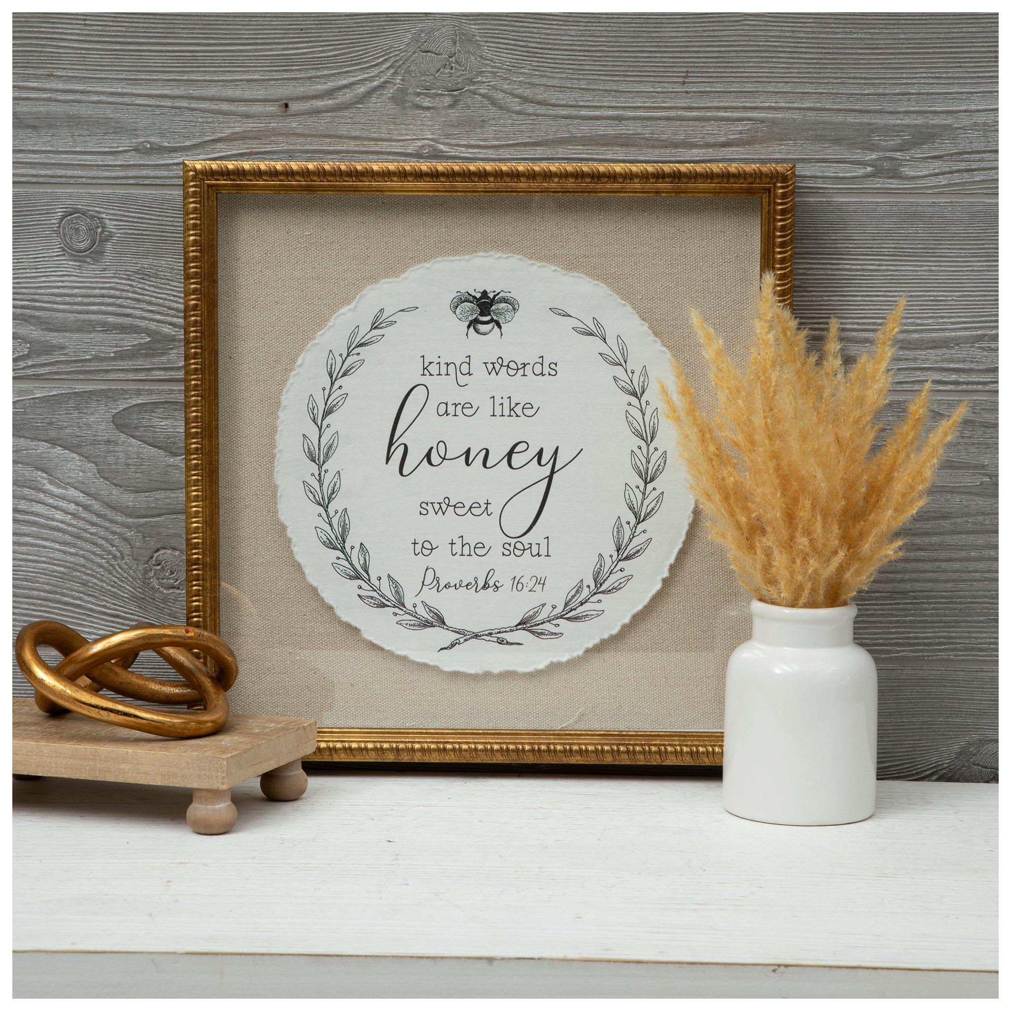 Proverbs 16:24 Framed Wall Decor | Hobby Lobby | 6280671