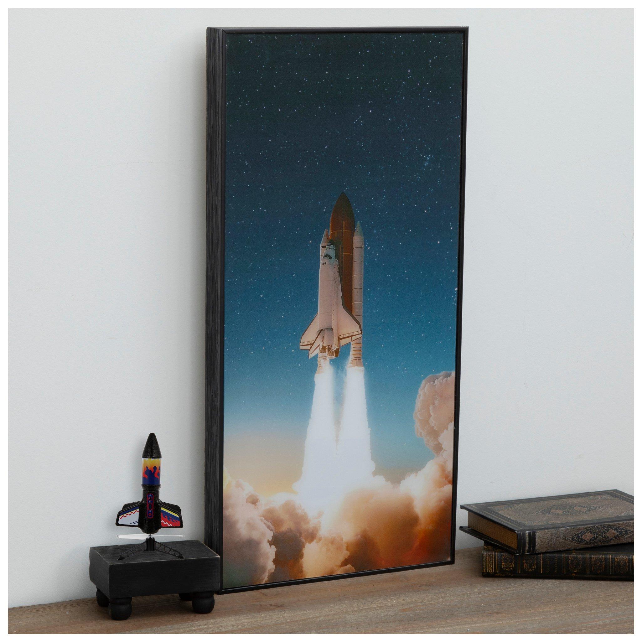 Rocket Blast Off Framed Wall Decor | Hobby Lobby | 6287577