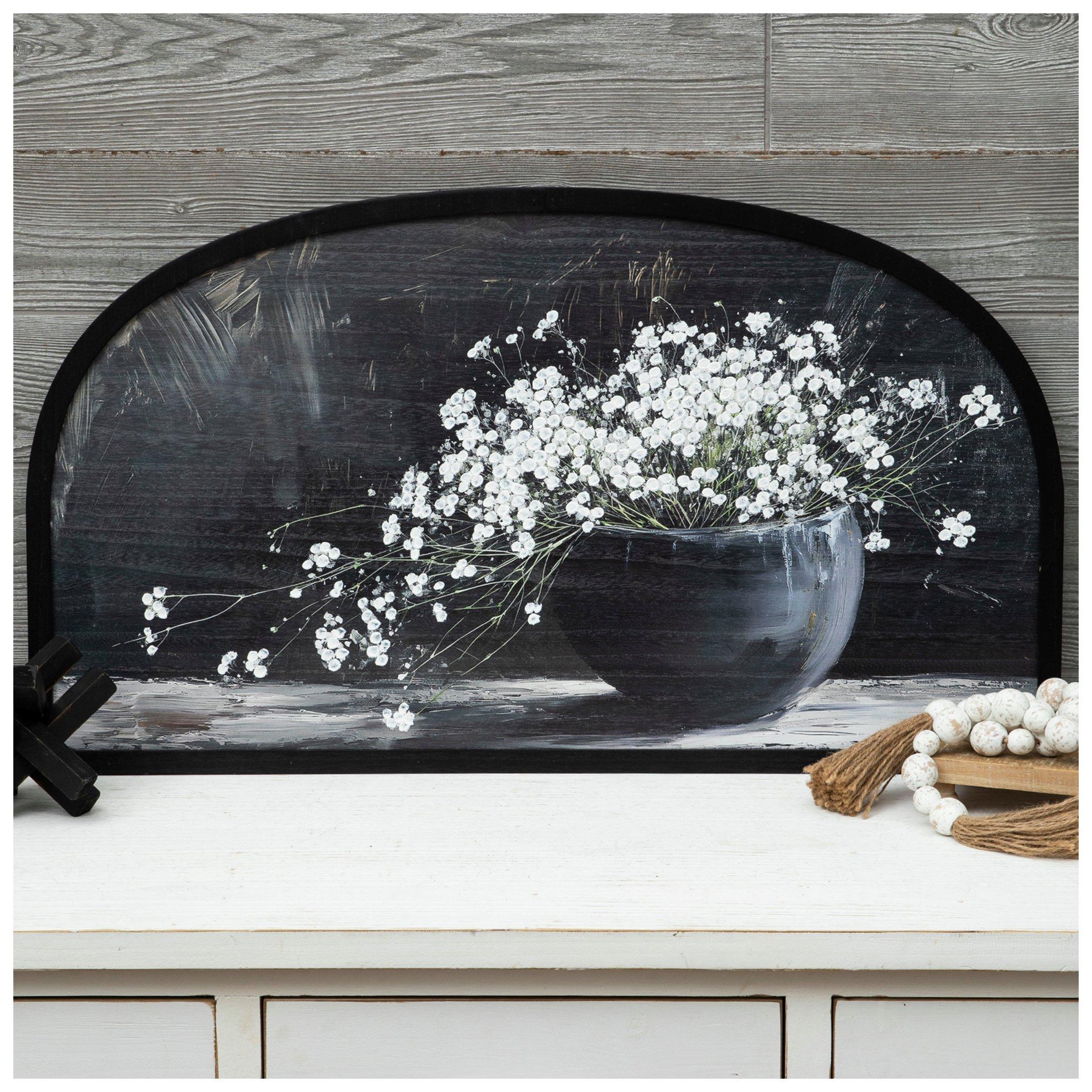 Potted Flowers Arched Wood Wall Decor | Hobby Lobby | 6289763