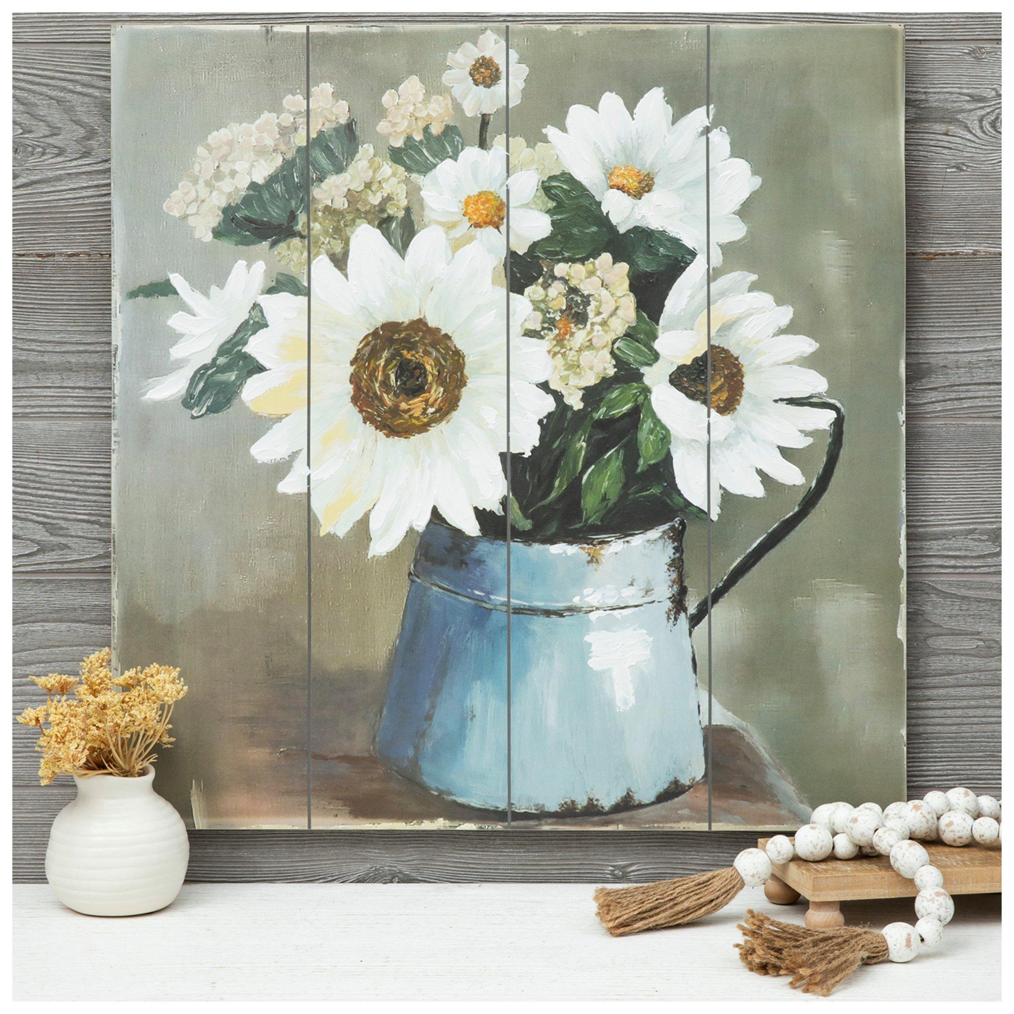Rustic Daisies Wood Wall Decor | Hobby Lobby | 6289847
