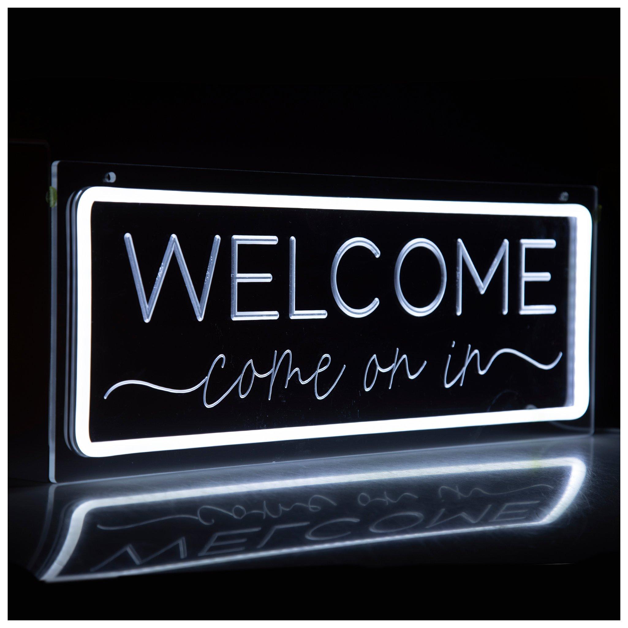 Welcome Come On In LED Neon Sign | Hobby Lobby | 6291801