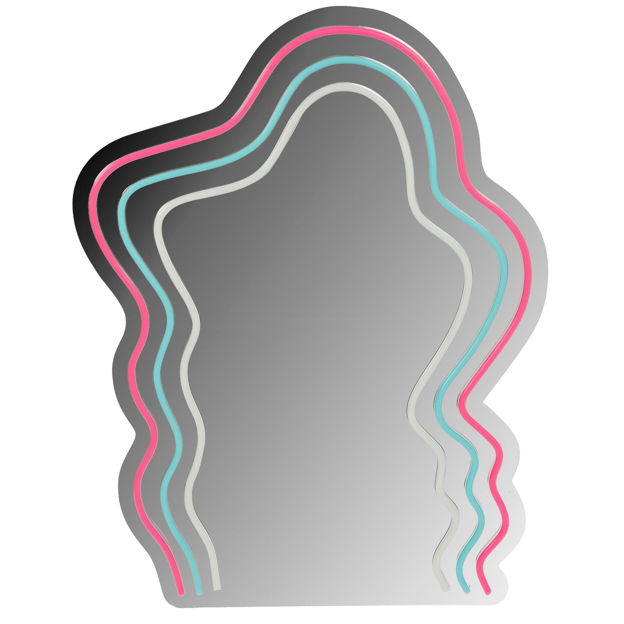 Wavy LED Neon Wall Mirror | Hobby Lobby | 6291827