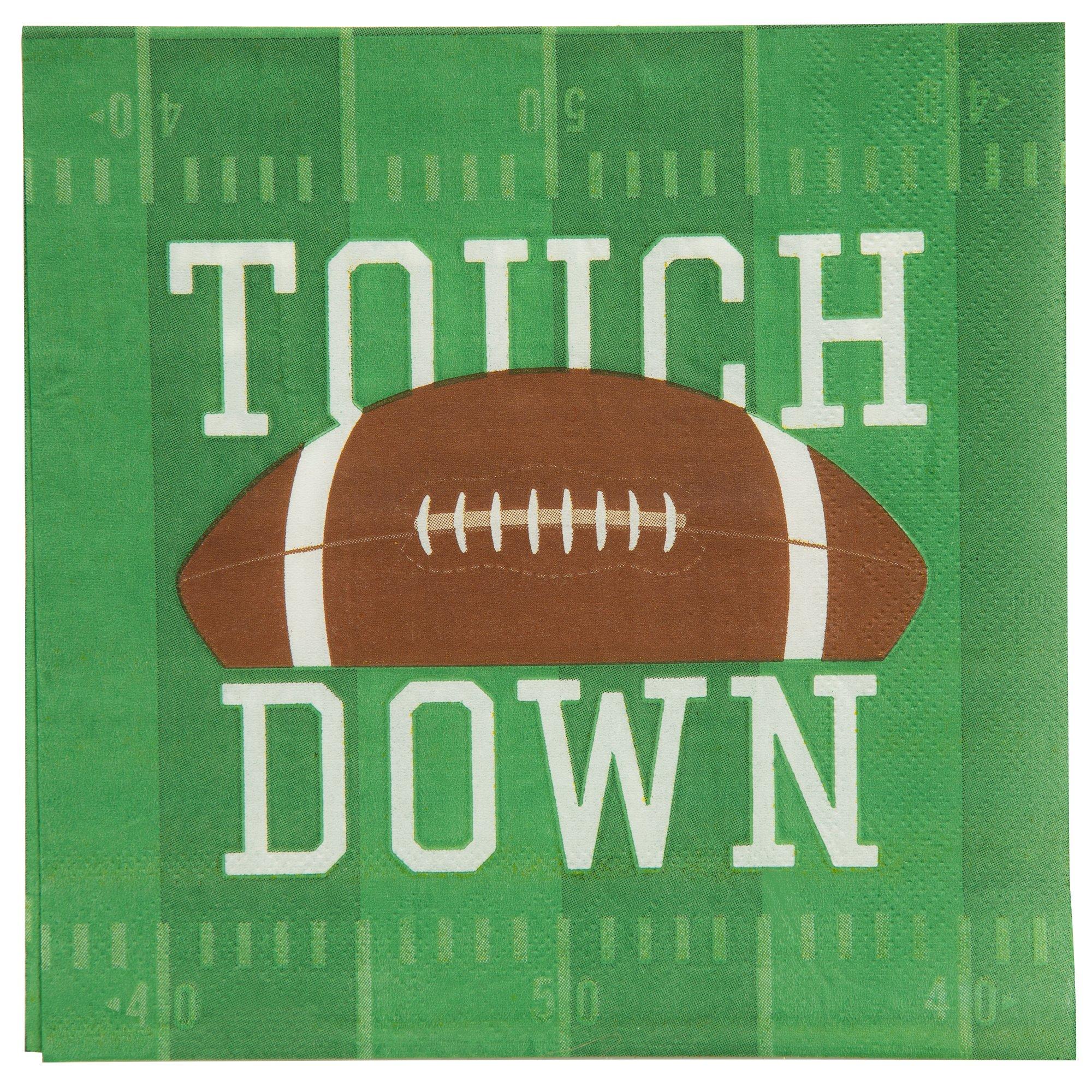 Touchdown Football Napkins - Large | Hobby Lobby | 6295596