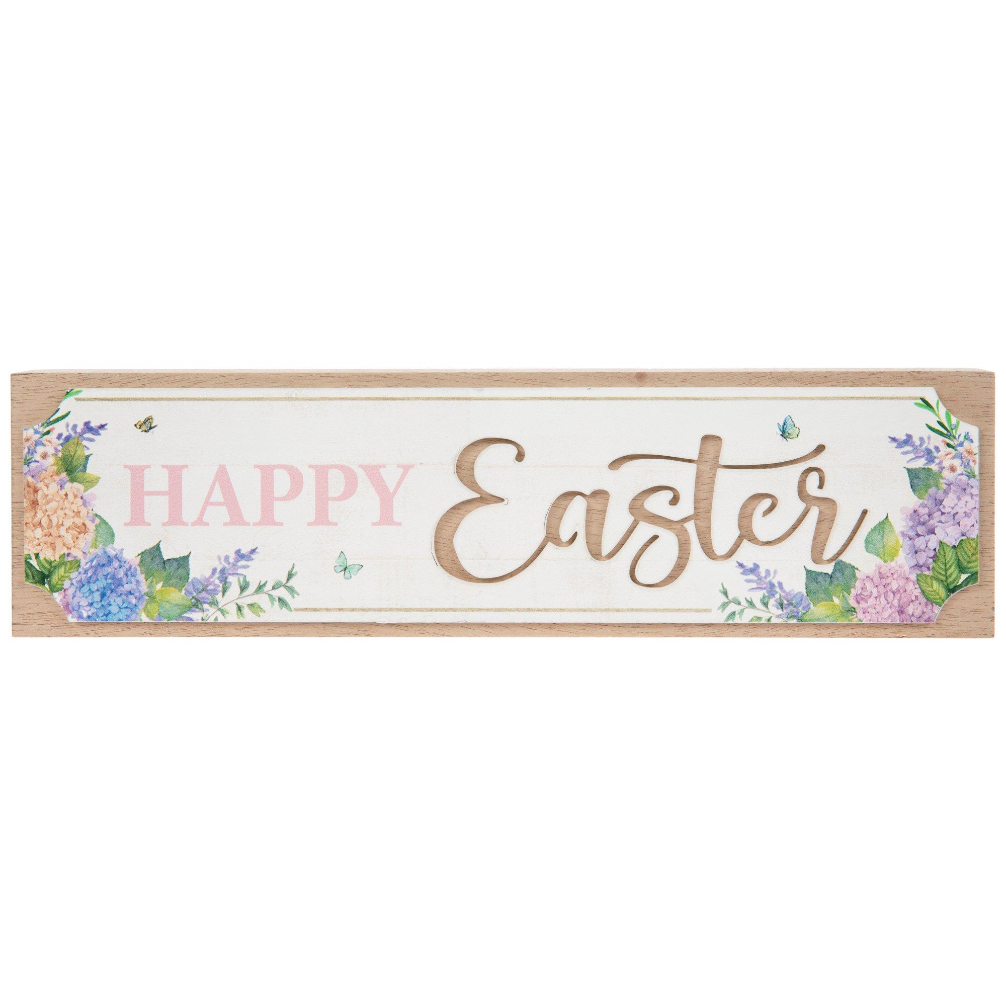 Happy Easter Floral Wood Decor | Hobby Lobby | 6295935