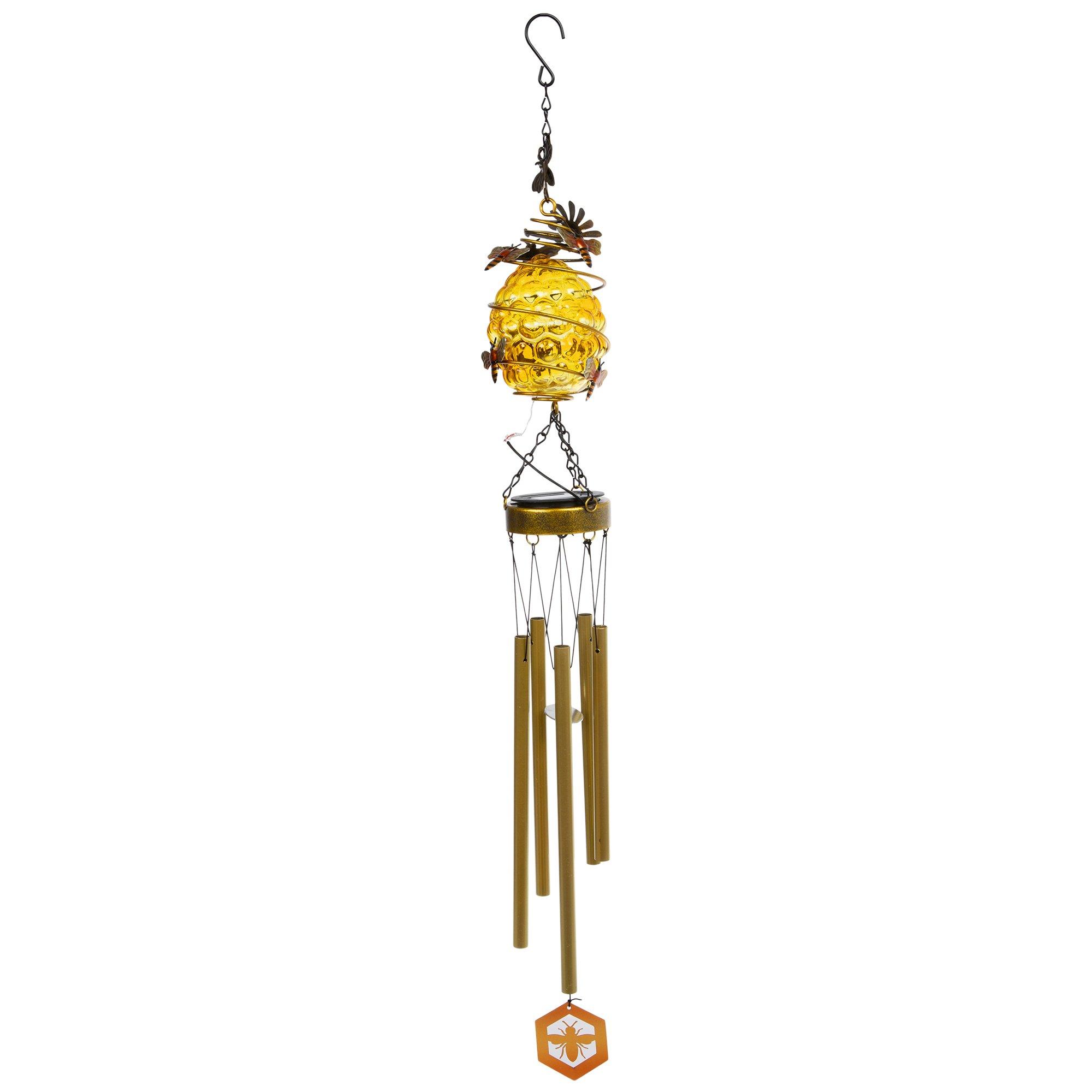 Beehive Solar Metal Wind Chime | Hobby Lobby | 6296438