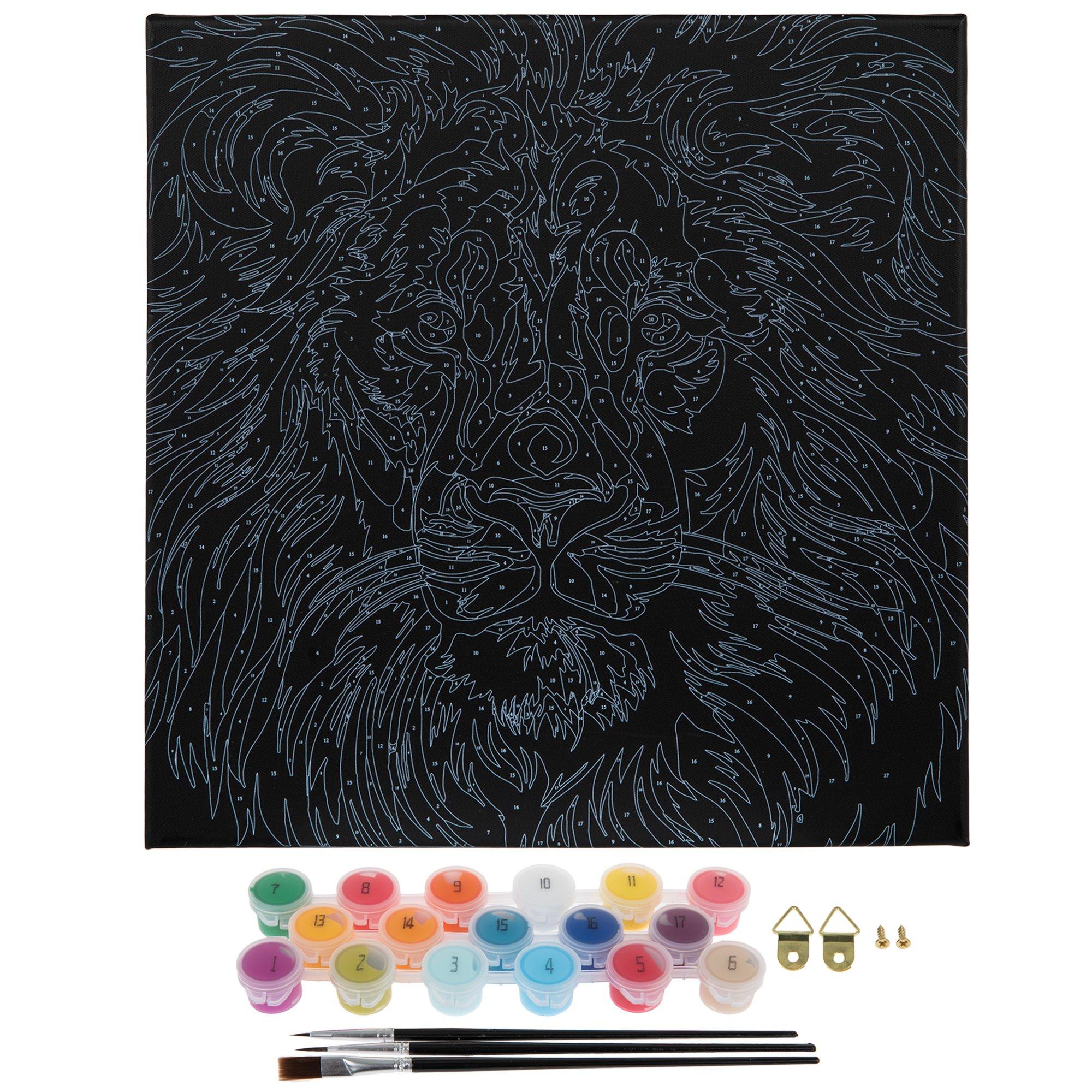 Lion Paint By Numbers Kit | Hobby Lobby | 6297824