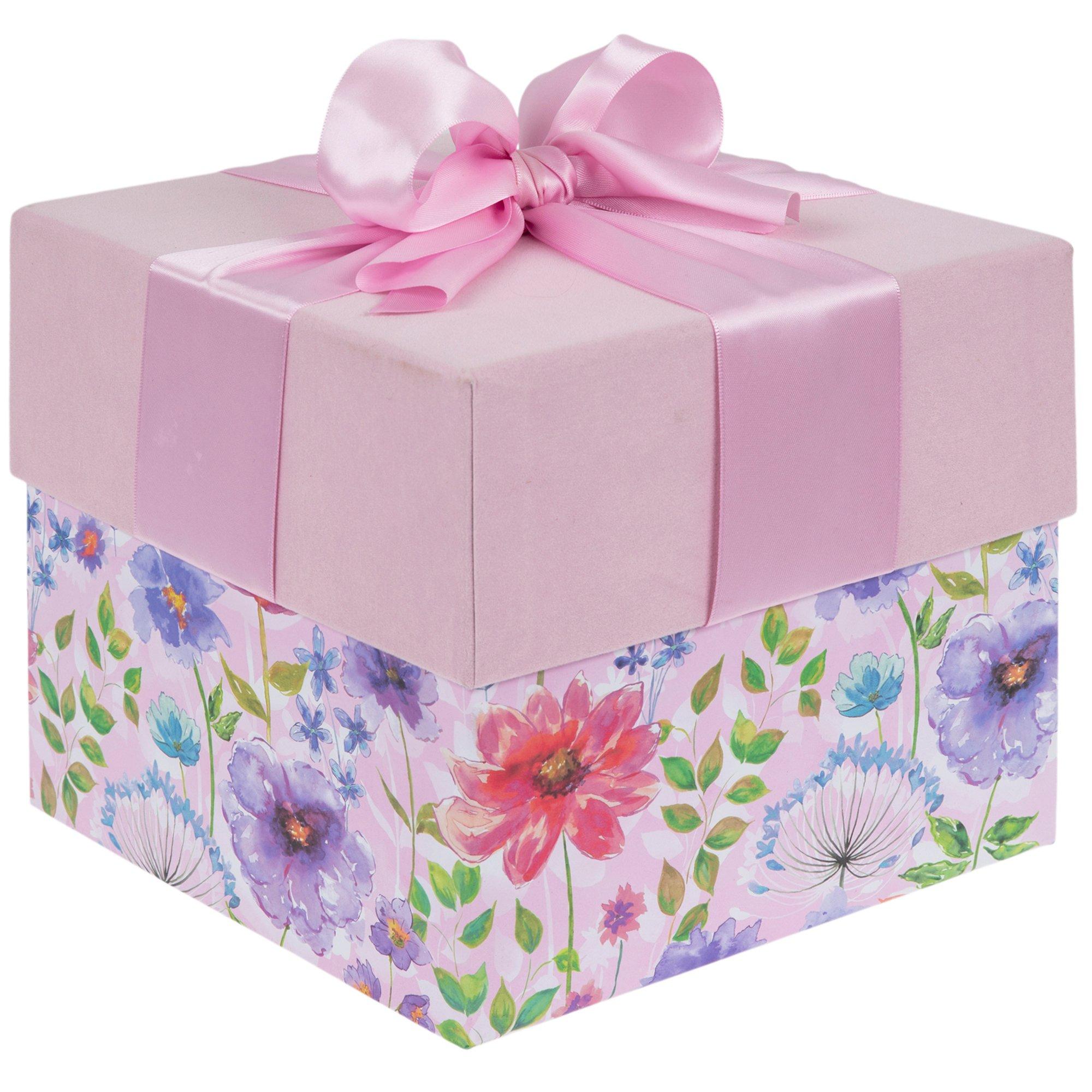 Pink Floral Velvet Gift Box | Hobby Lobby | 6300925