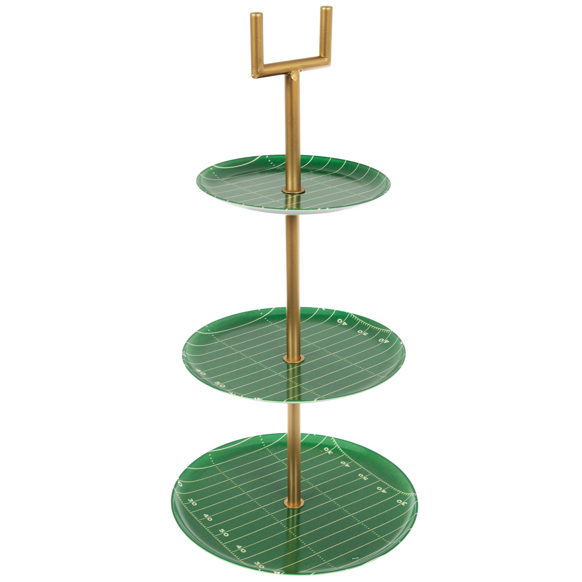 Three-Tiered Football Goal Post Metal Tray | Hobby Lobby | 6301725
