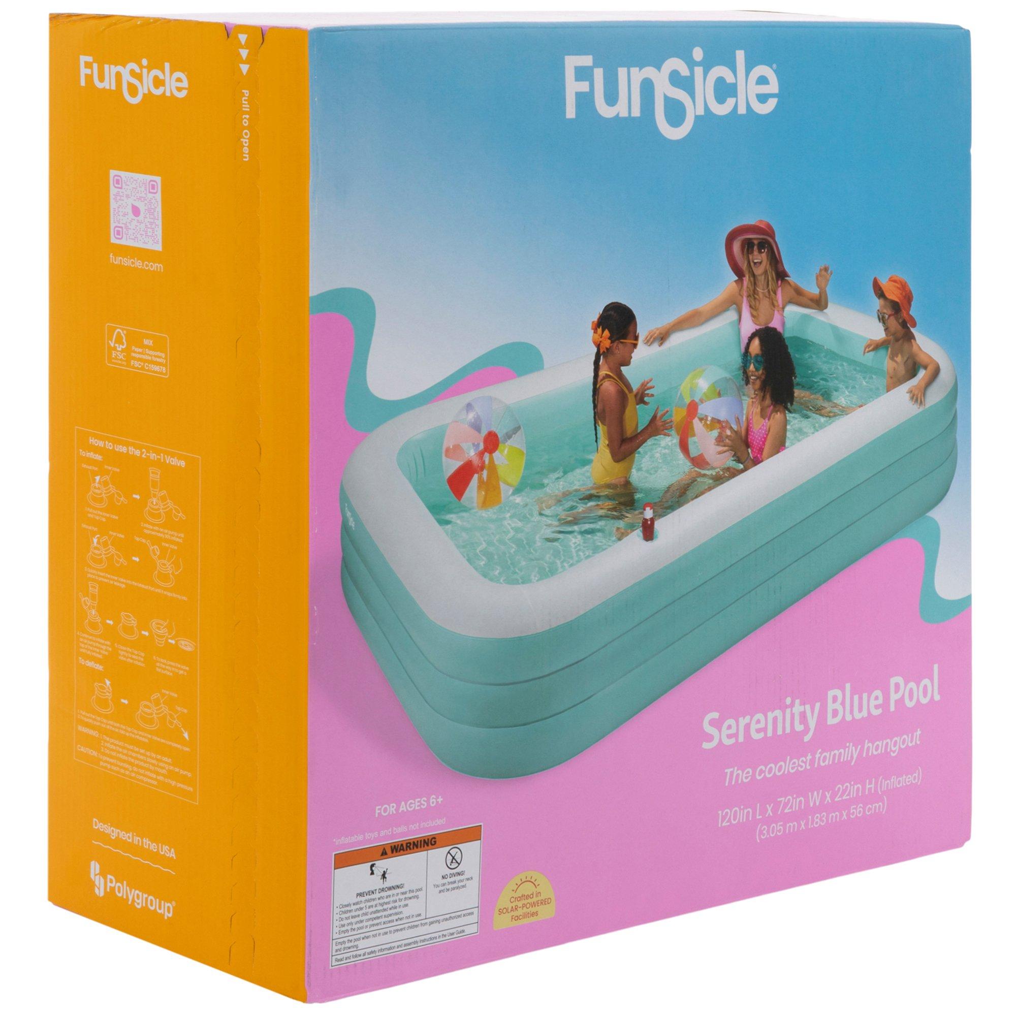 Funsicle Serenity Blue Inflatable Pool | Hobby Lobby | 6302947