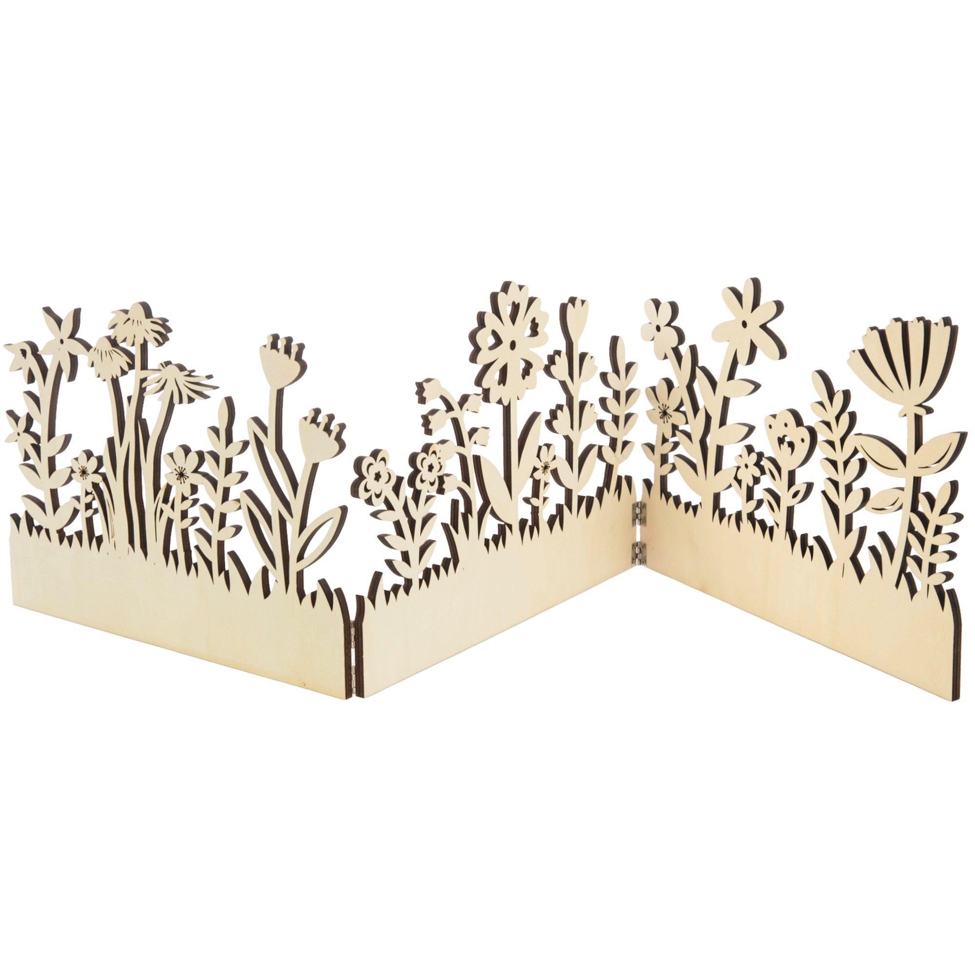 Trifold Flower Wood Cutout | Hobby Lobby | 6303242 Trifold Flower Wood Cutout | Hobby Lobby | 6303242