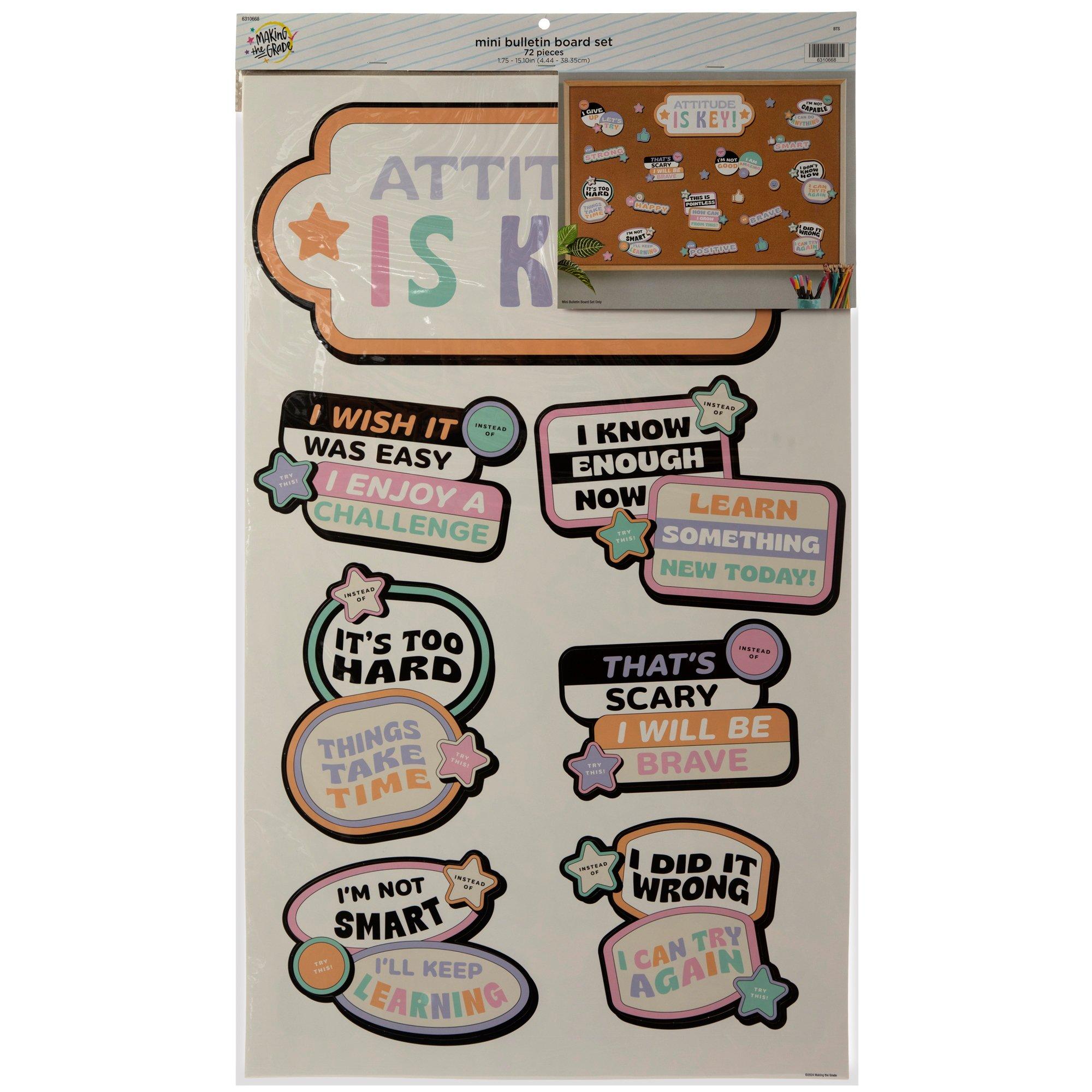 Positive Vibes Mini Bulletin Board Set | Hobby Lobby | 6310668