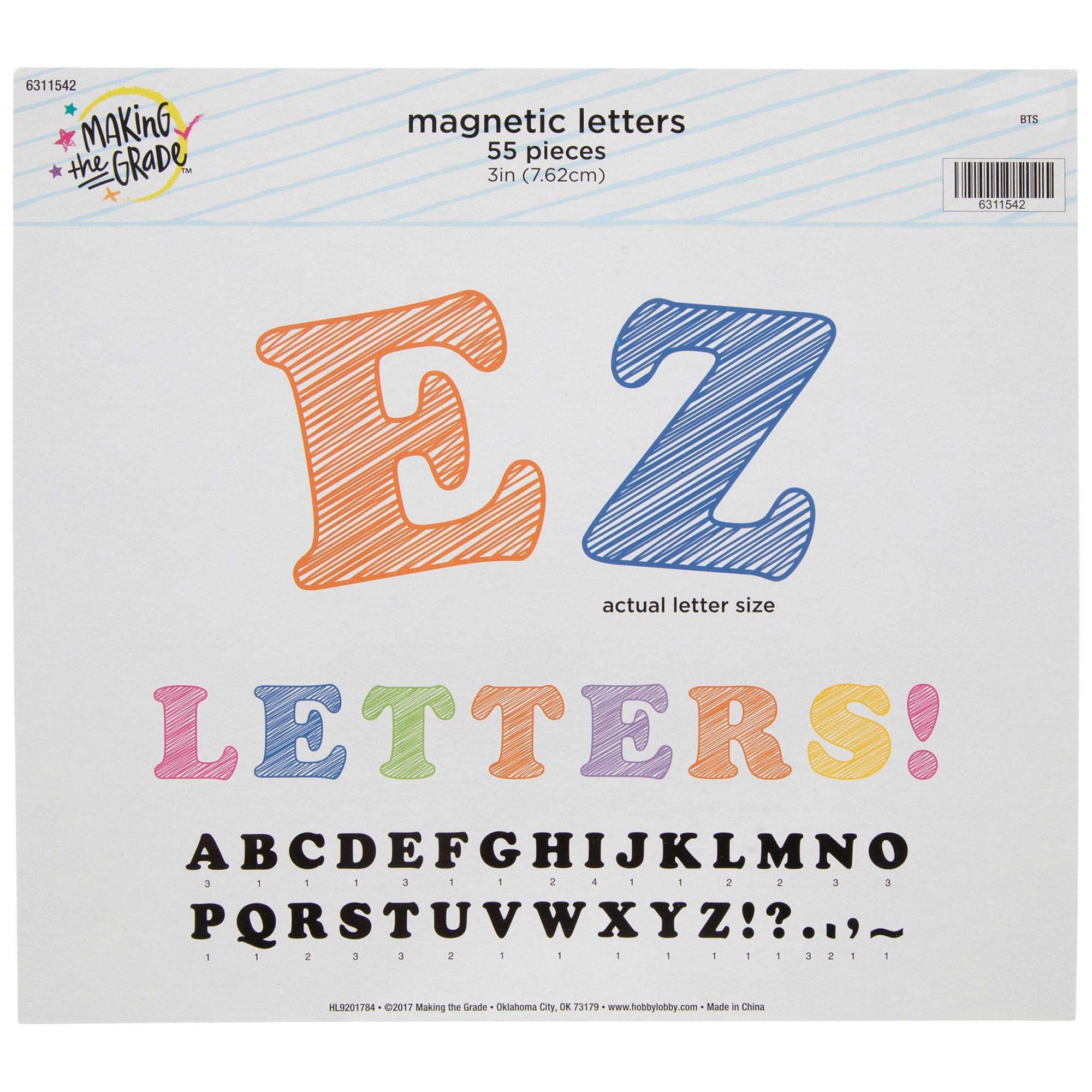 Multi-Color Magnetic Letters | Hobby Lobby | 6311542