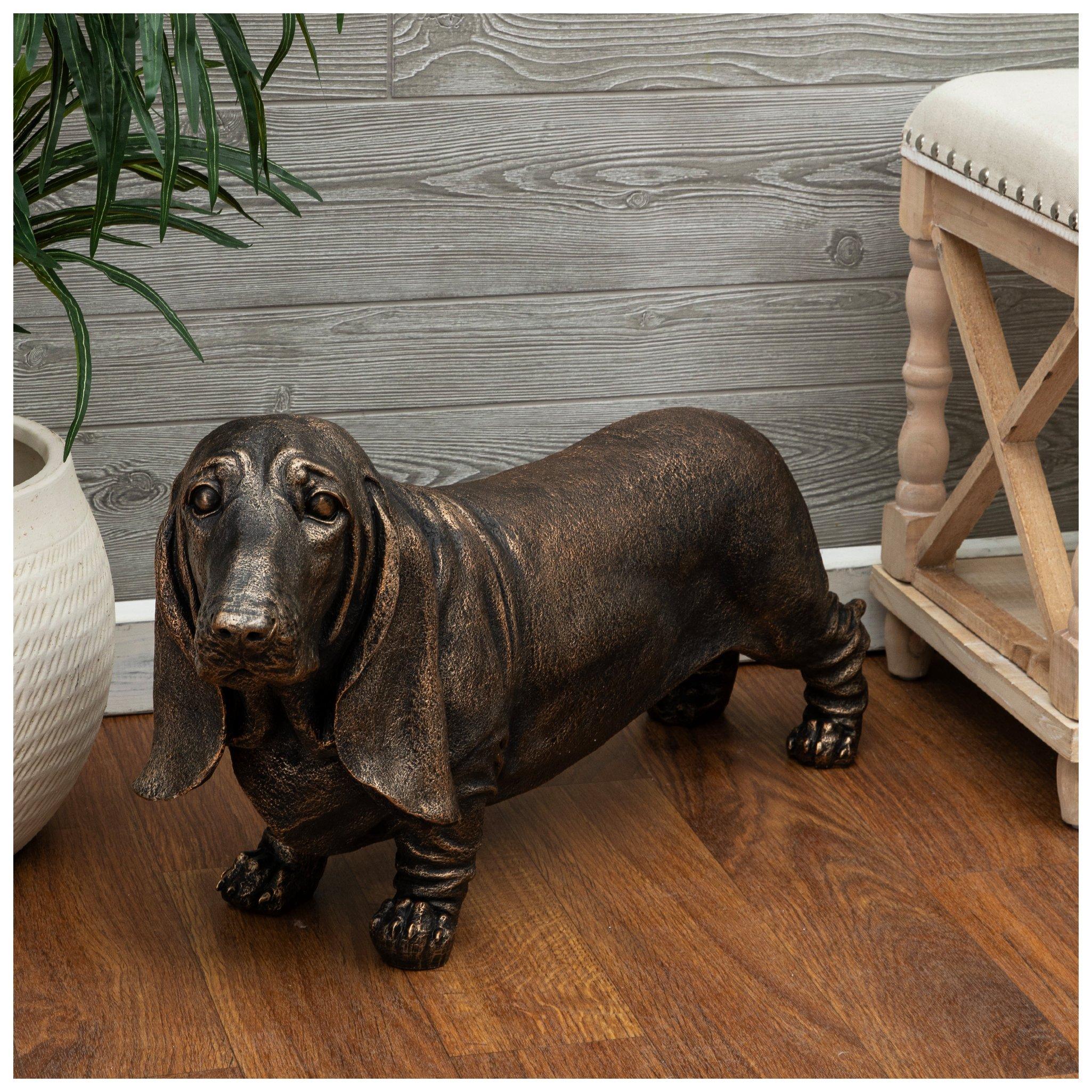 Bronze Basset Hound Garden Statue | Hobby Lobby | 6314546